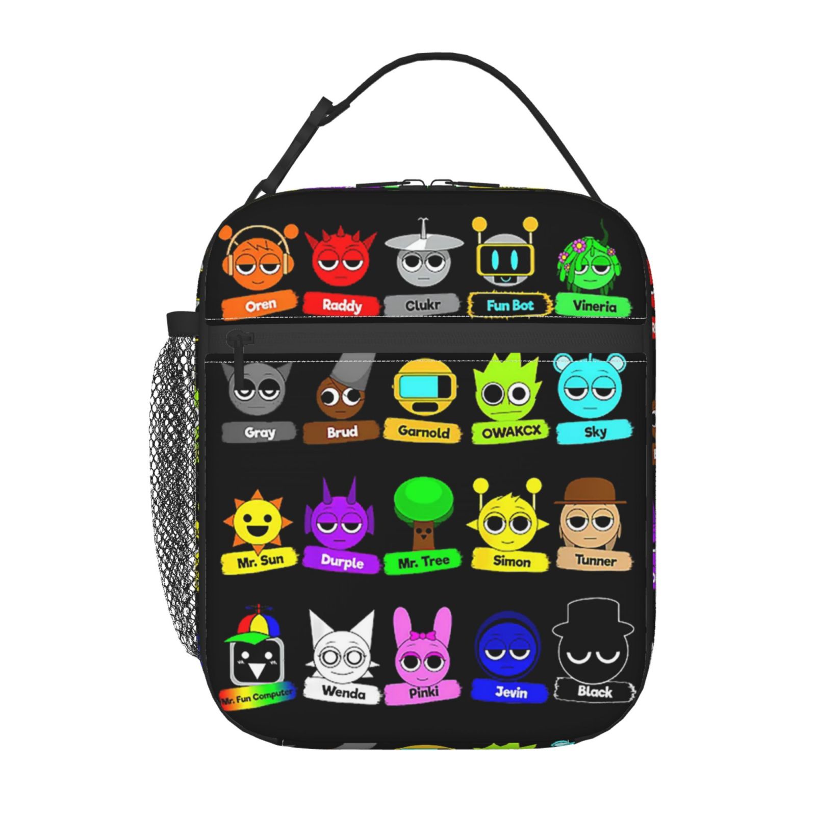 Incredibox Sprunki Comic Lunch Box Portable Lnsulation Multifunctional ...