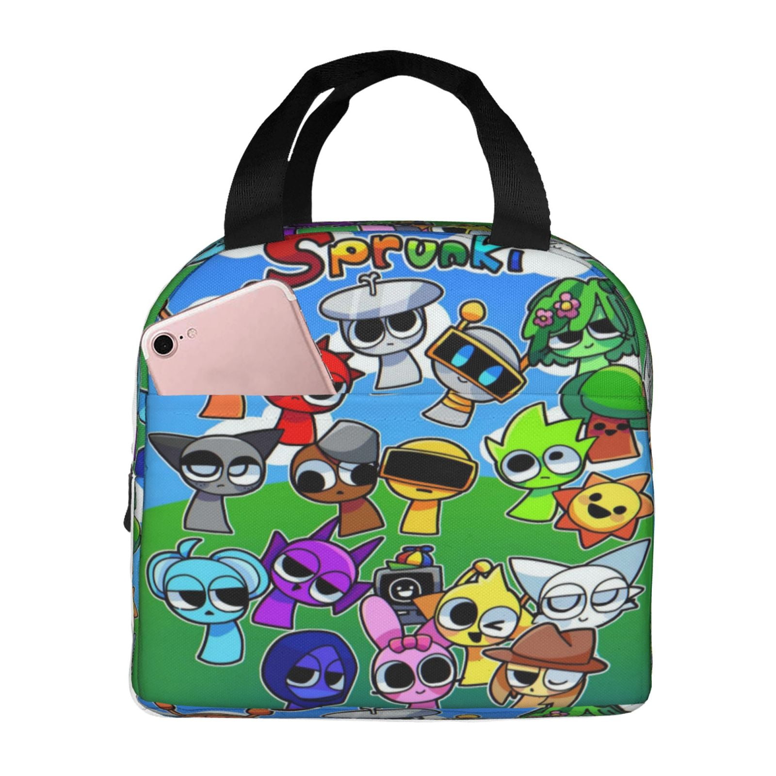 Incredibox Sprunki Game Lunch Box Portable Lnsulation Multifunctional ...