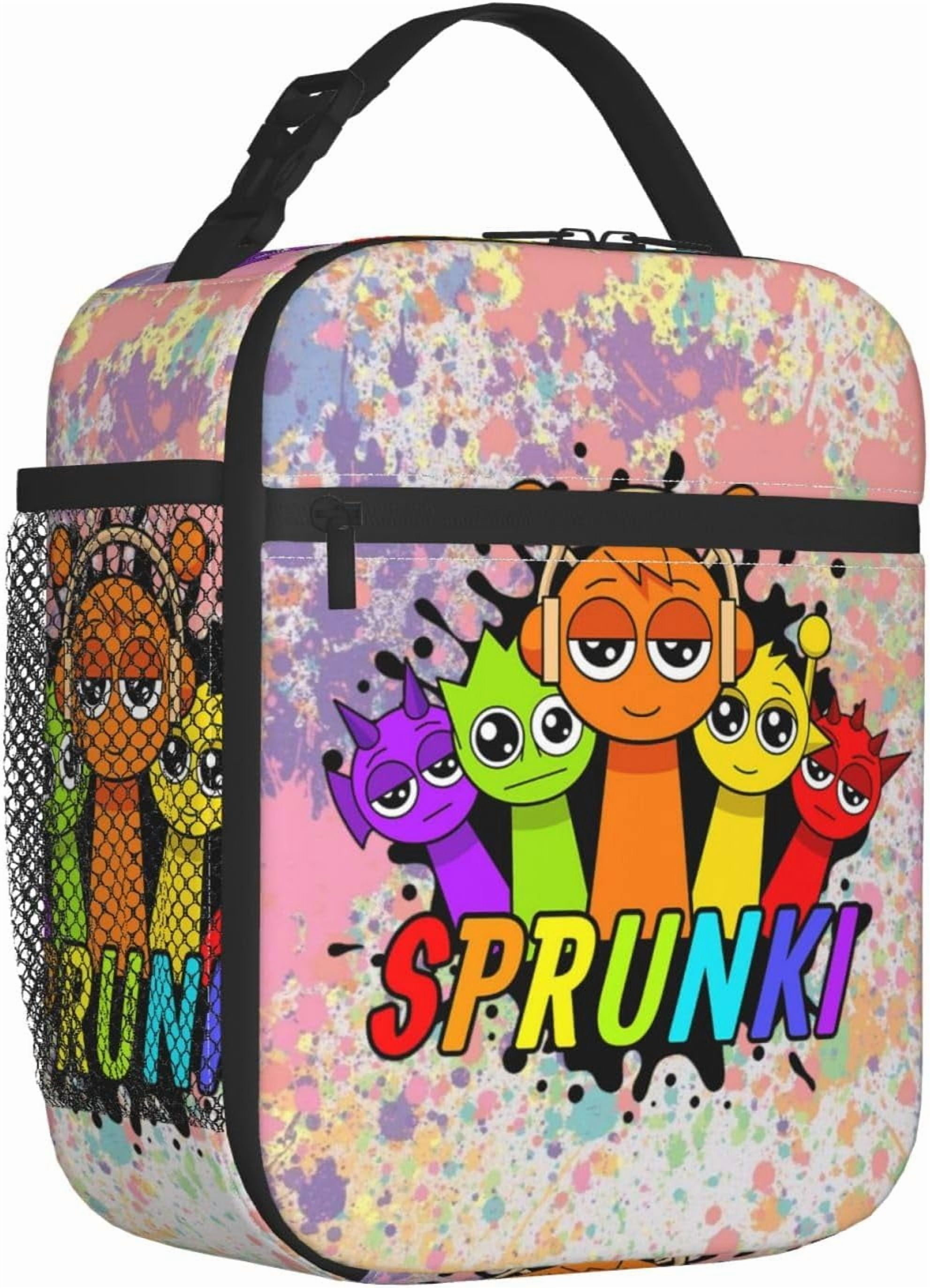 Incredibox Sprunki Lunch Box Portable Lnsulation Insulated Lunch Bag ...