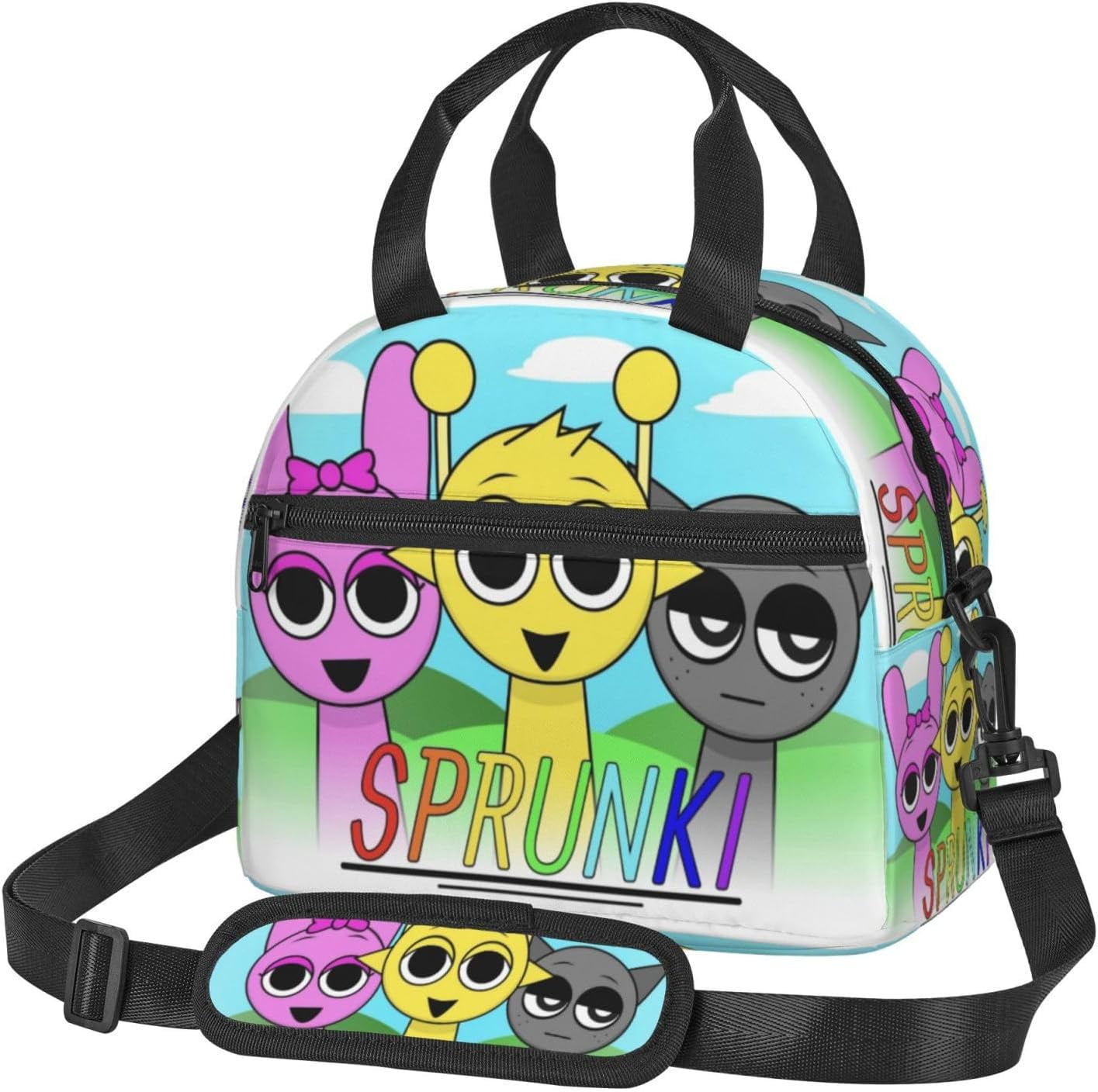 Incredibox Sprunki Lunch Box Portable Lnsulation Lunch Bag With ...