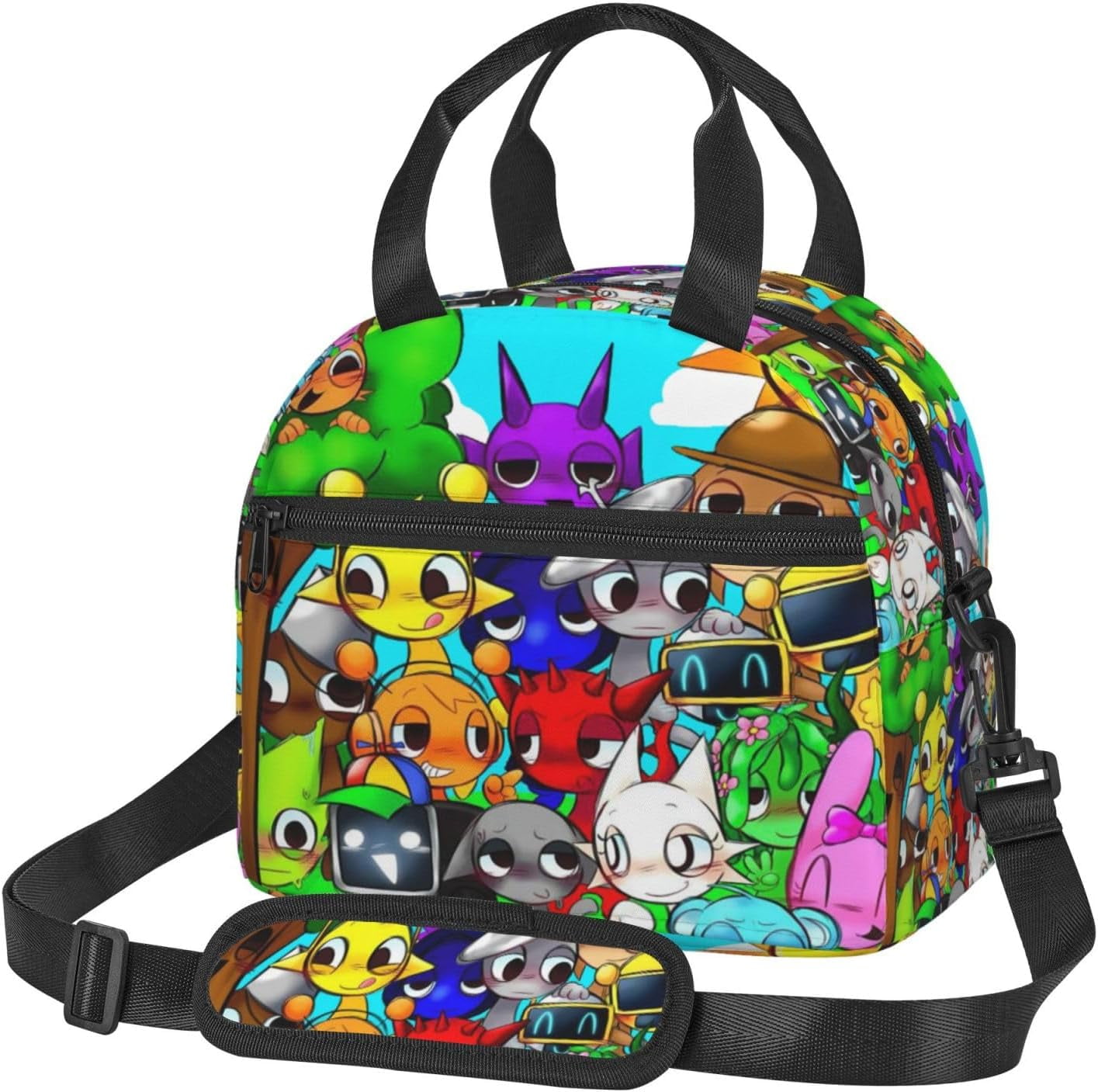 Incredibox Sprunki Lunch Box Portable Lnsulation Lunch Bag With ...