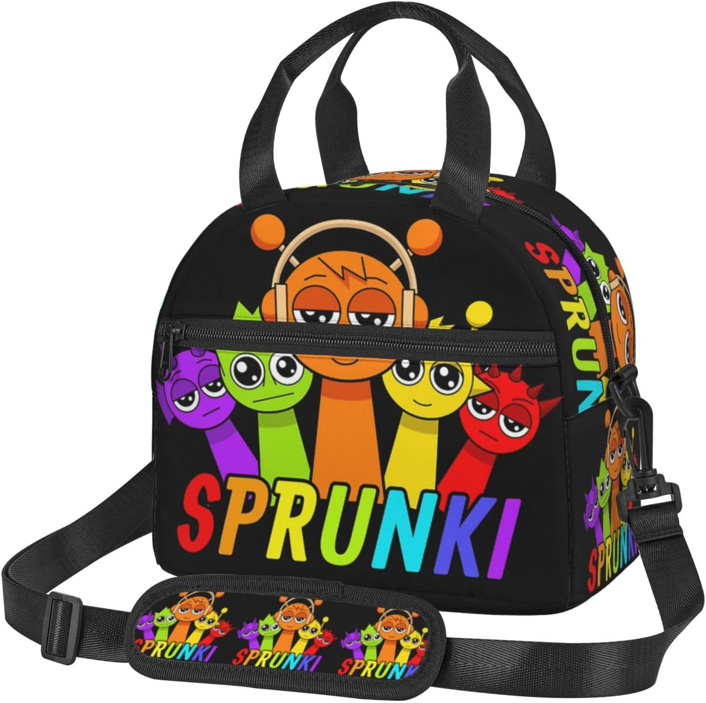 Incredibox Sprunki Lunch Box Portable Lnsulation Multifunctional Lunch ...