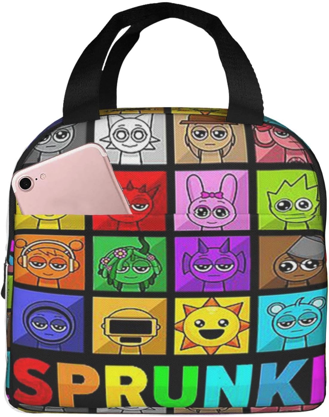 Incredibox Sprunki Lunch Box Portable Lnsulation Multifunctional Lunch ...