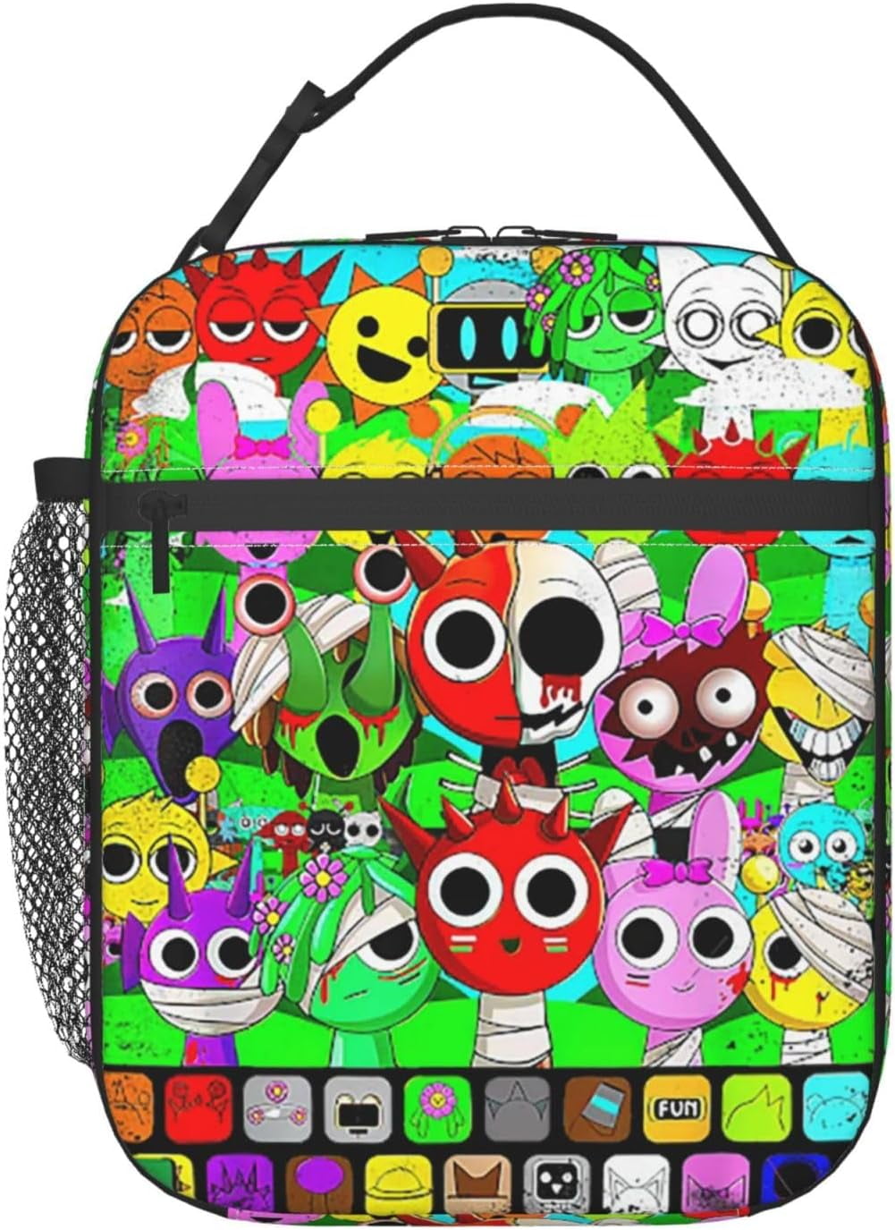 Incredibox Sprunki Lunch Box Portable Lnsulation Multifunctional Lunch ...