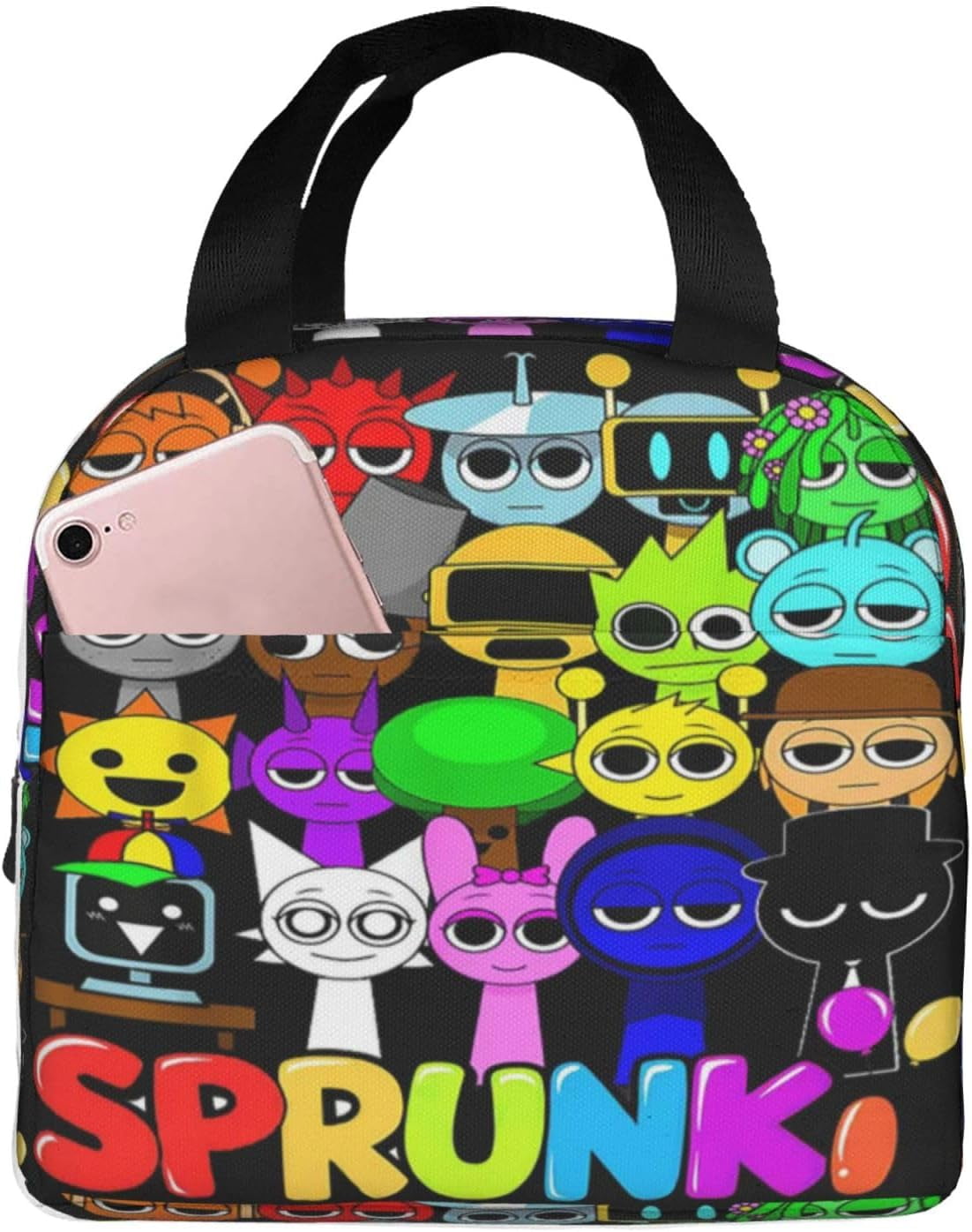 Incredibox Sprunki Lunch Box Portable Lnsulation Multifunctional Lunch ...