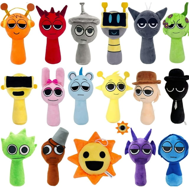 Incredibox Sprunki Plushies Merch, sprunki Toys Plush, Realistic Cute ...