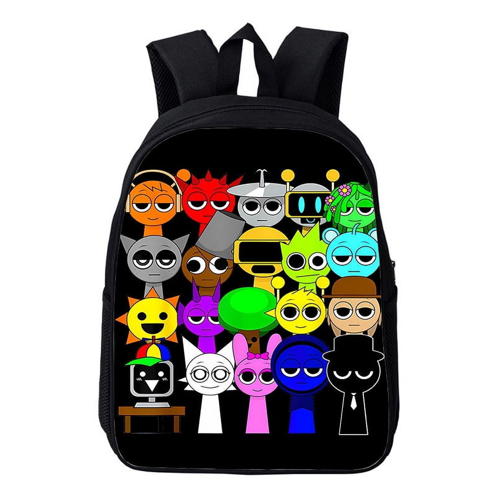Incredibox Sprunki School Backpack Sprunki School Bag Backpack Mochila ...