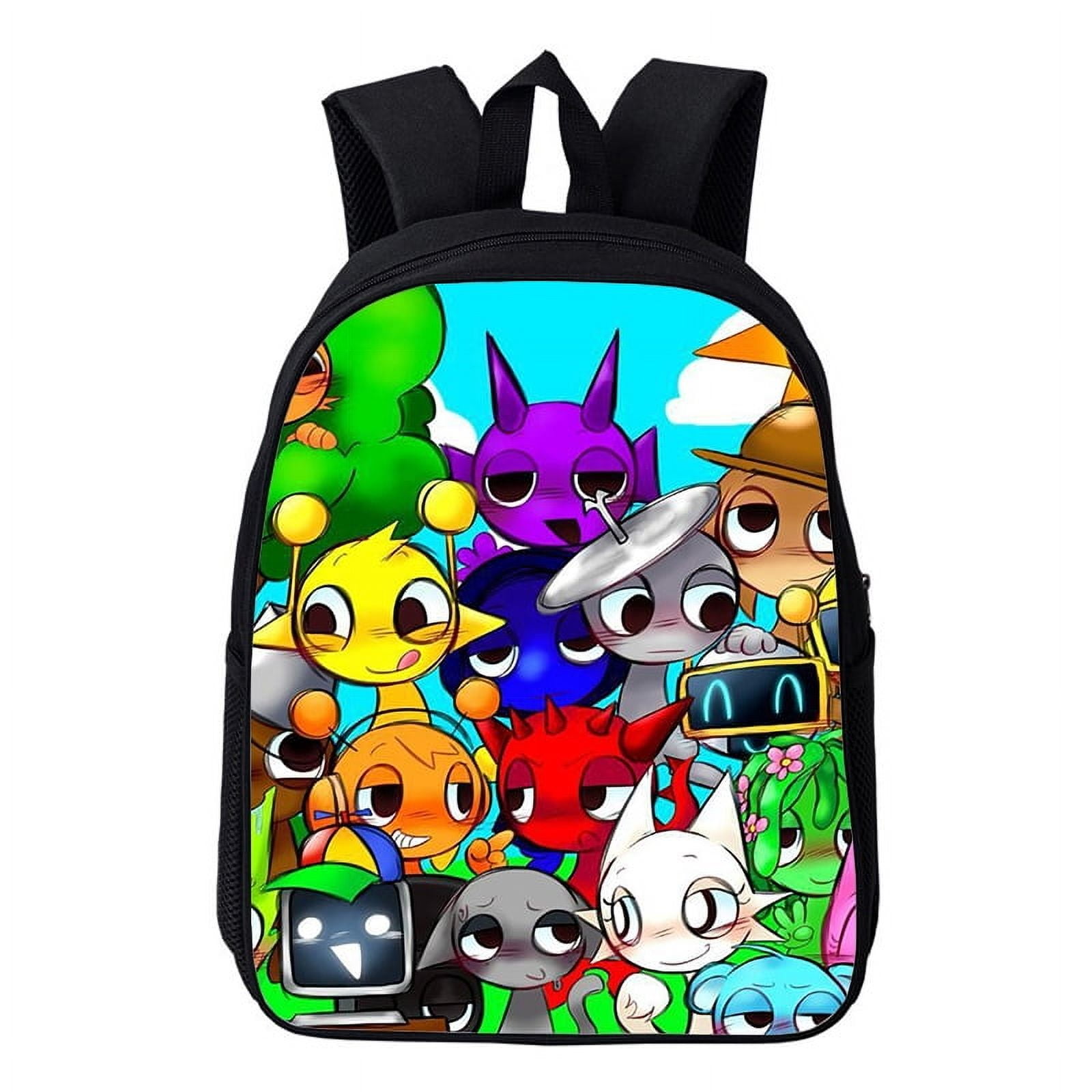 Incredibox Sprunki School Backpack Sprunki School Bag Backpack Mochila ...