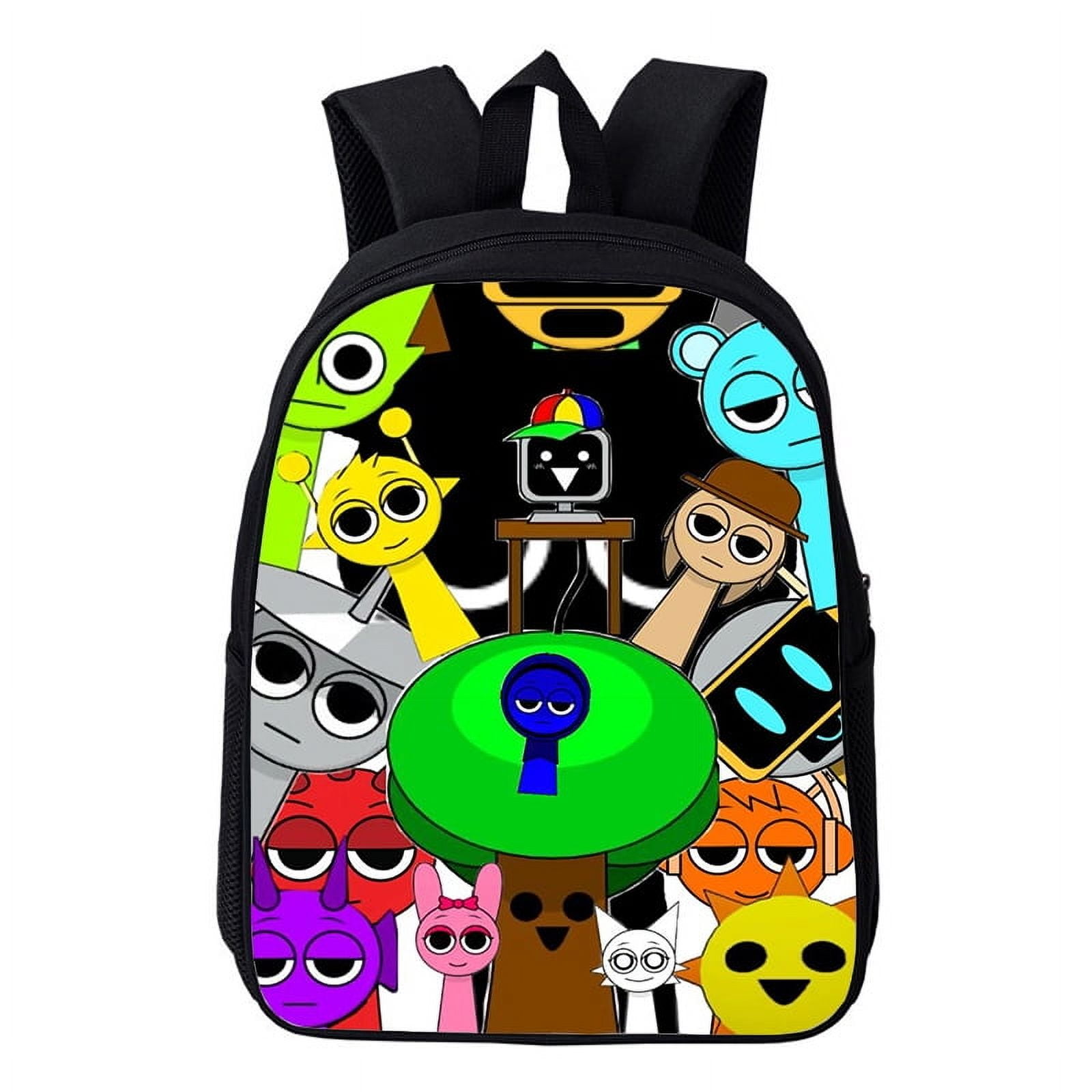 Incredibox Sprunki School Backpack Sprunki School Bag Backpack Mochila ...