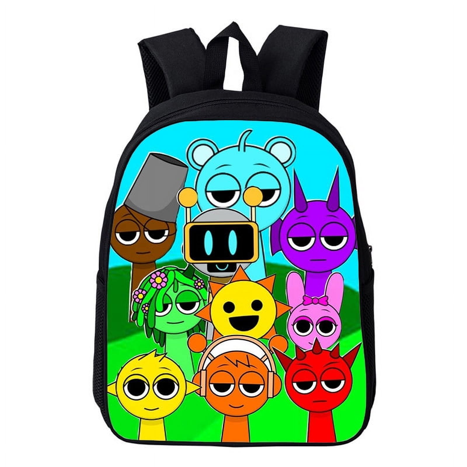 Incredibox Sprunki School Backpack Sprunki School Bag Backpack Mochila ...