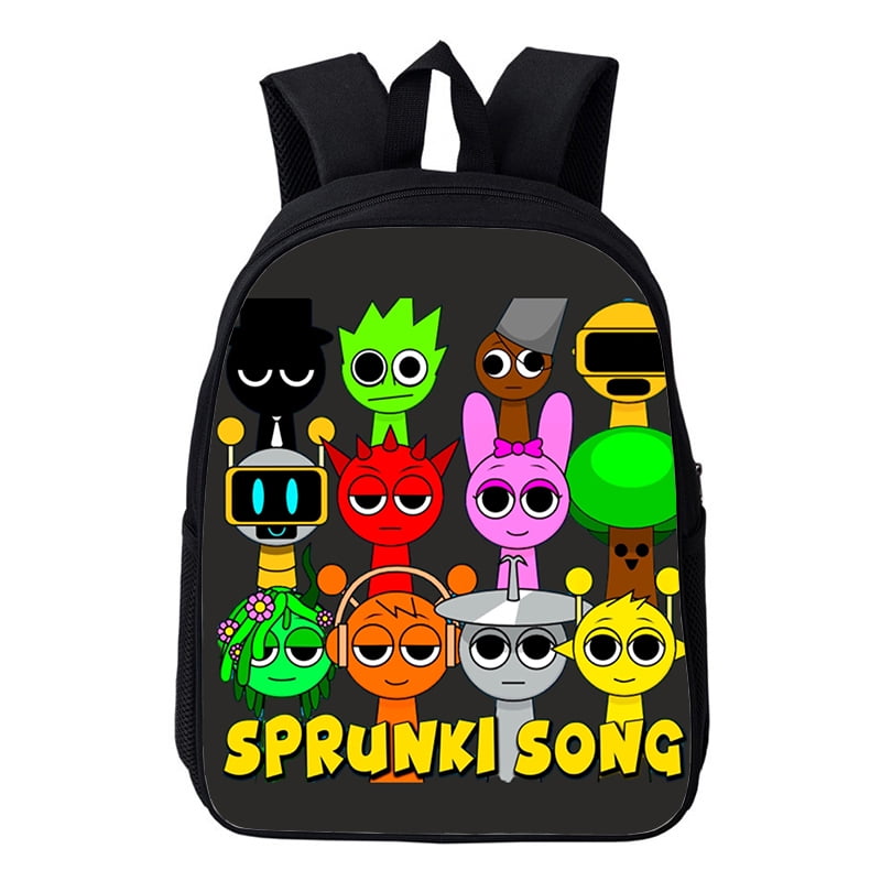 Incredibox Sprunki School Backpack Sprunki School Bag Backpack Mochila ...