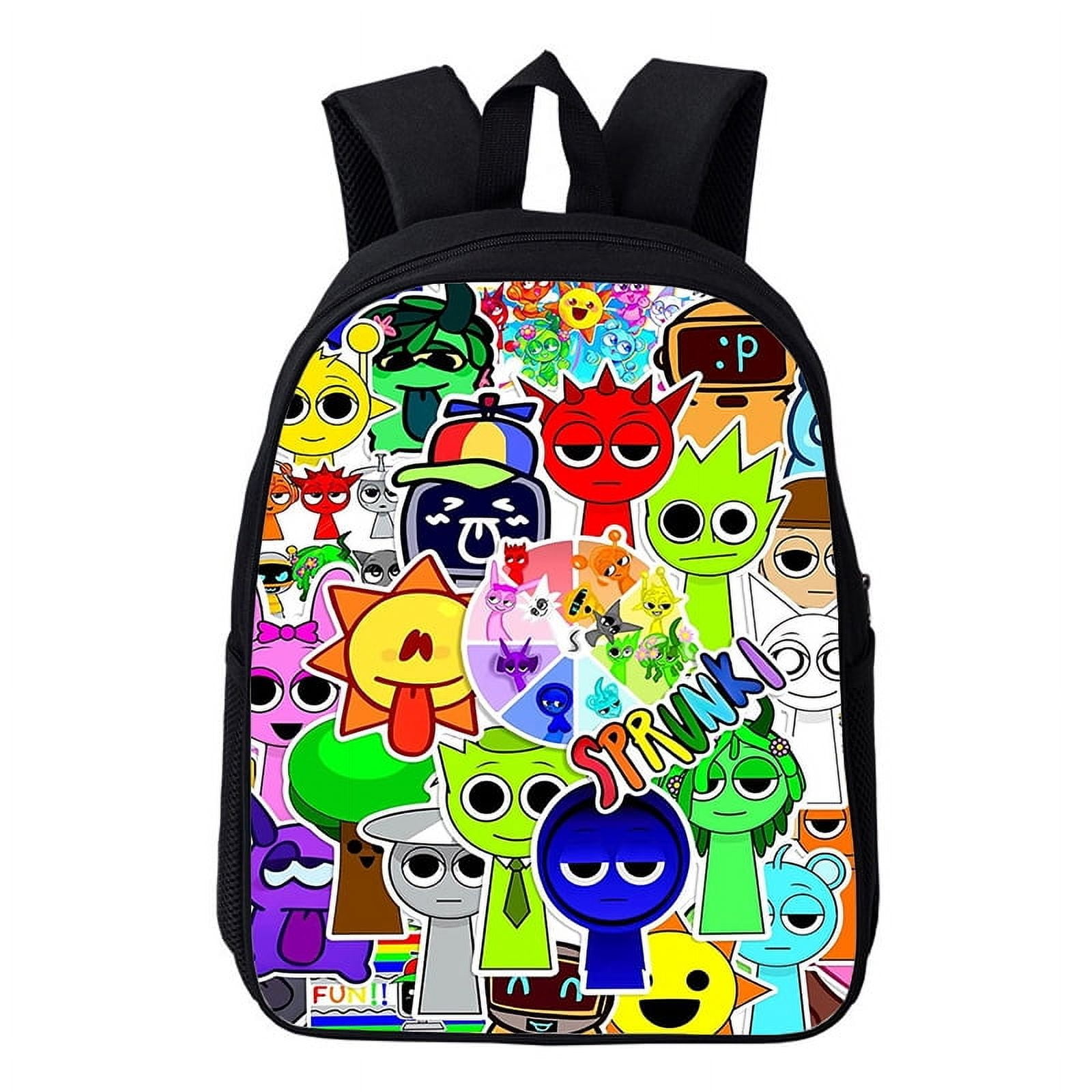 Incredibox Sprunki School Backpack Sprunki School Bag Backpack Mochila ...