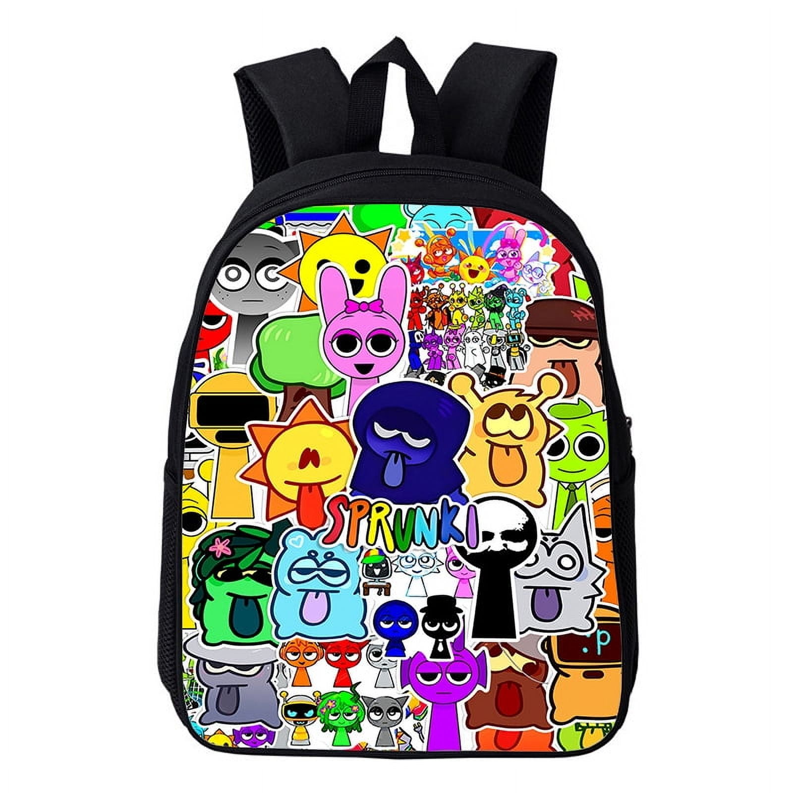 Incredibox Sprunki School Backpack Sprunki School Bag Backpack Mochila ...