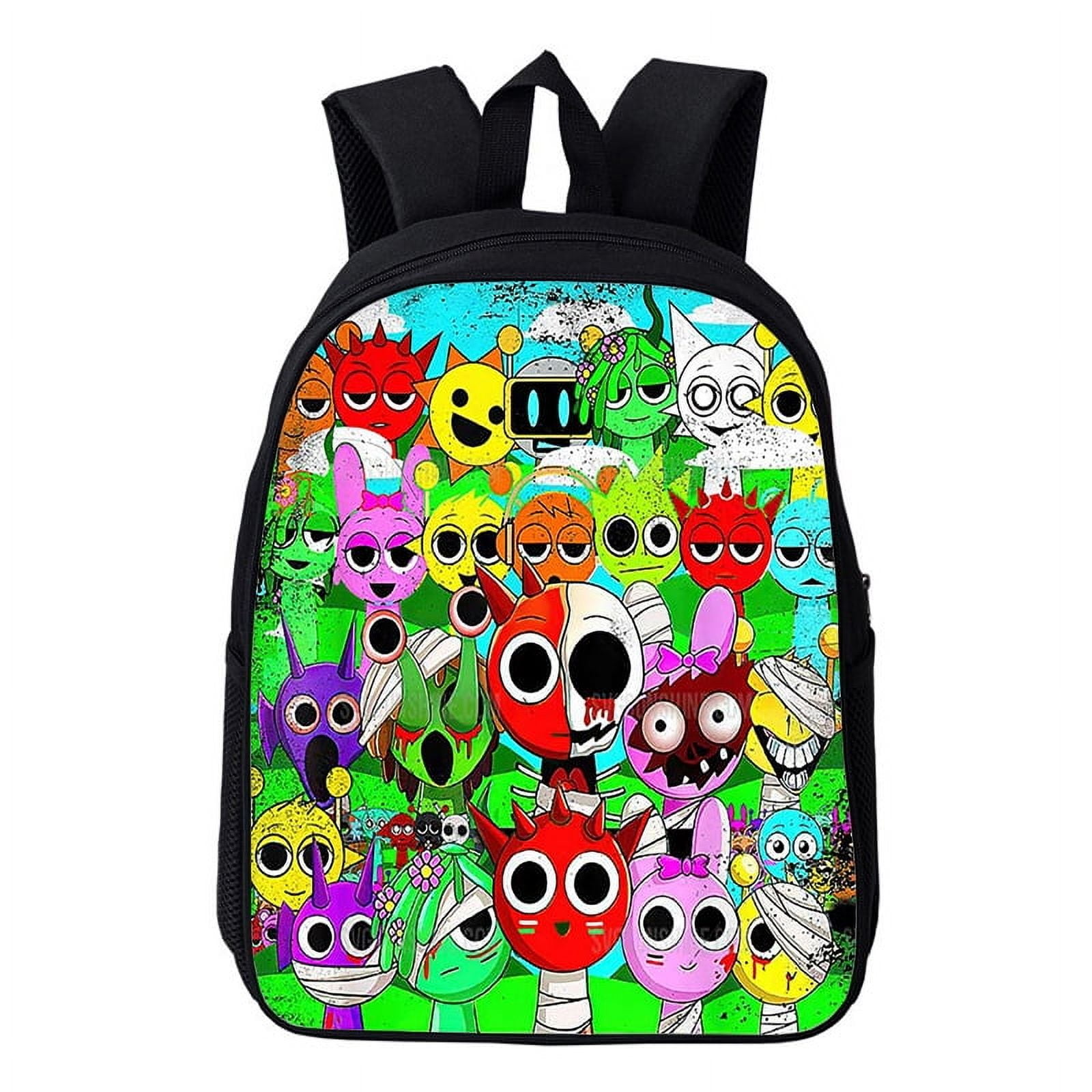 Incredibox Sprunki School Backpack Sprunki School Bag Backpack Mochila ...