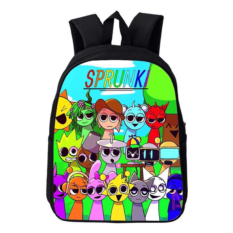 Incredibox Sprunki School Backpack Sprunki School Bag Backpack Mochila ...