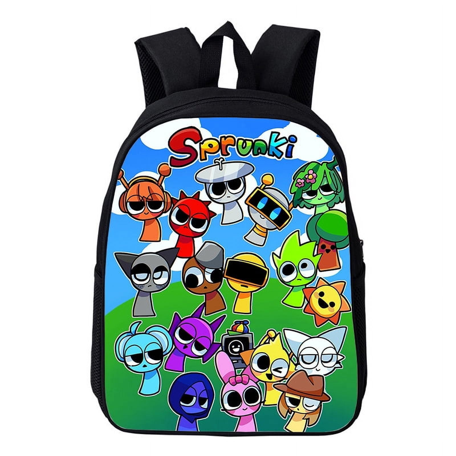 Incredibox Sprunki School Backpack Sprunki School Bag Backpack Mochila ...