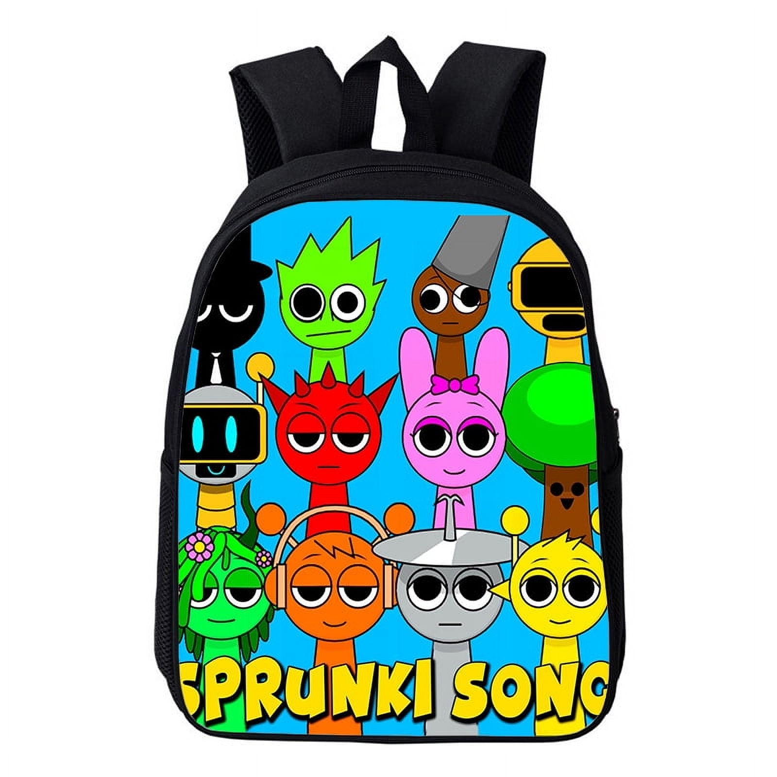 Incredibox Sprunki School Backpack Sprunki School Bag Backpack Mochila ...