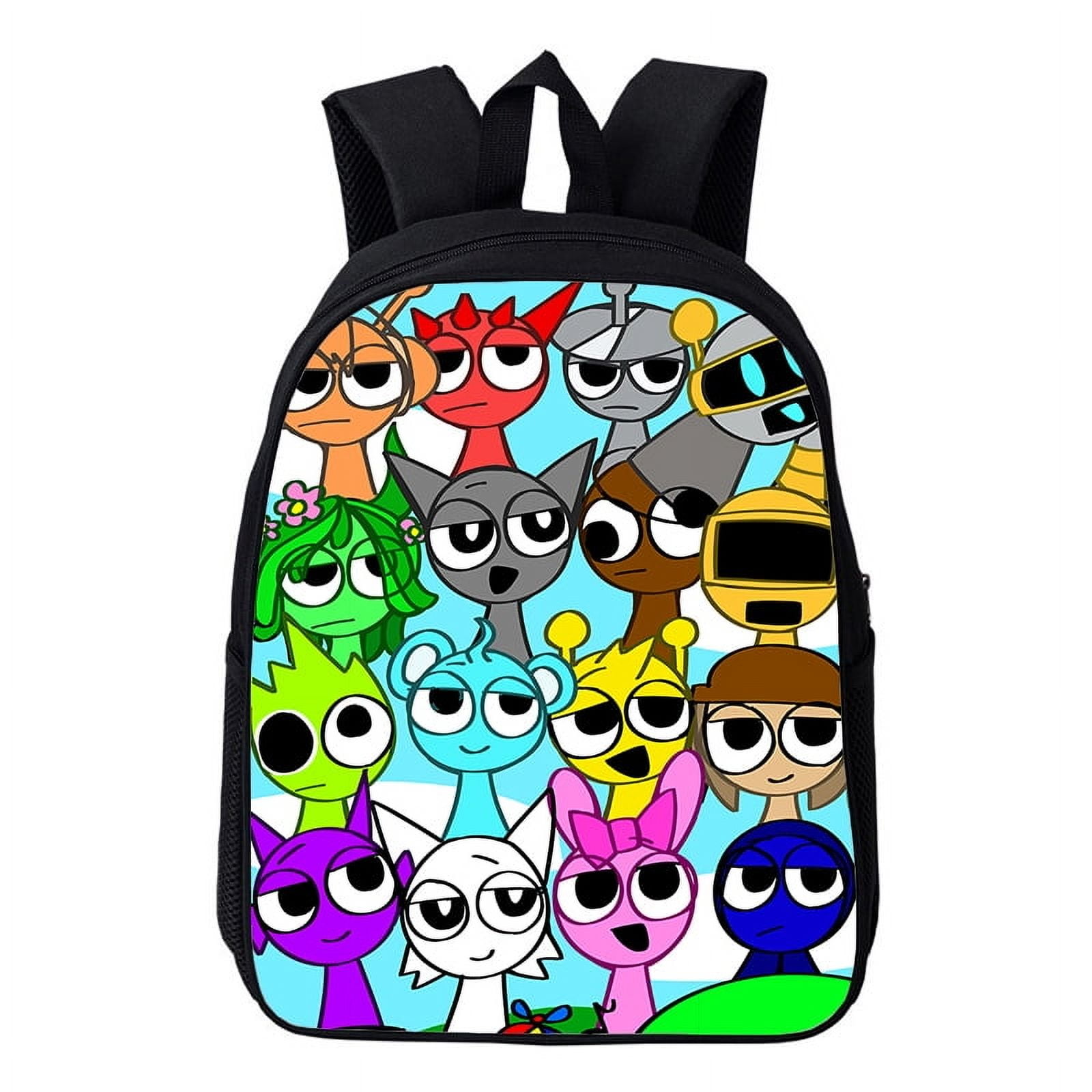 Incredibox Sprunki School Backpack Sprunki School Bag Backpack Mochila ...