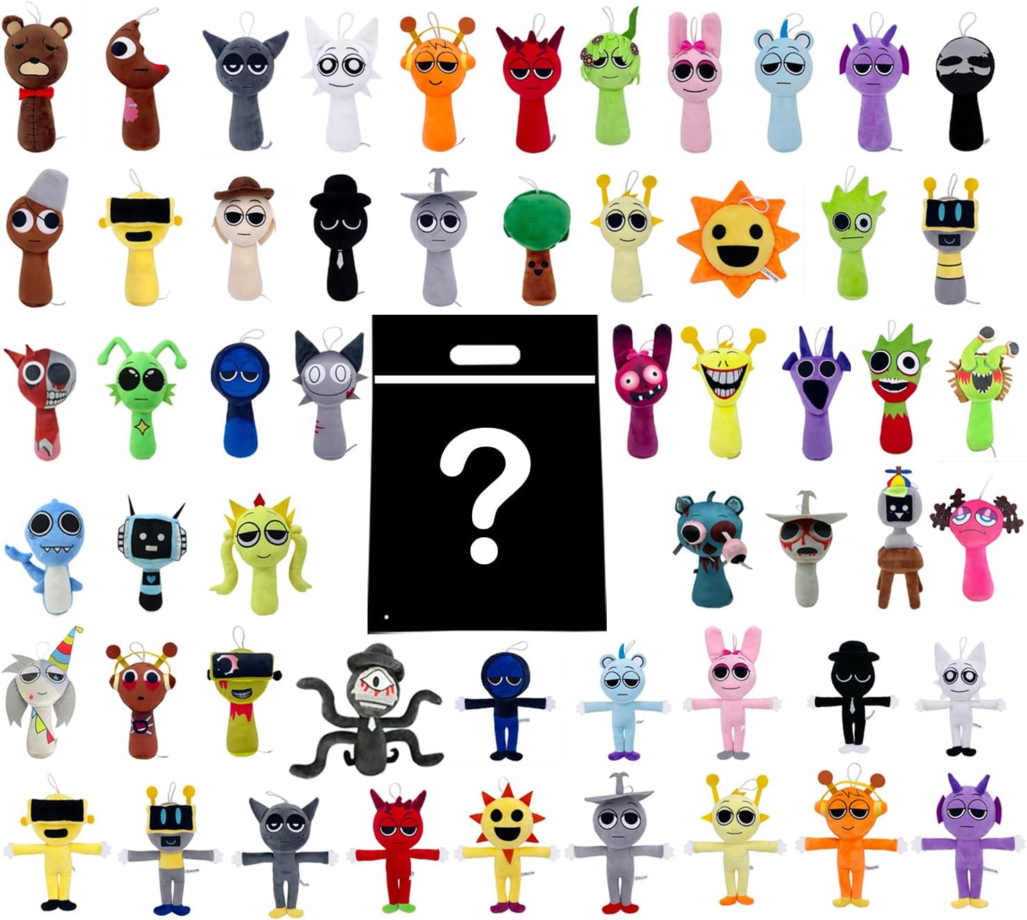 Incredibox Sprunki Soft Plush Toys 8 Inch Surprise Blind Box – Adorable ...