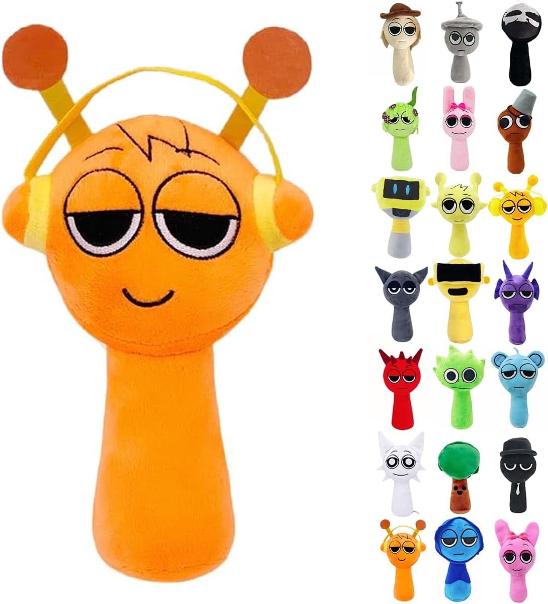 Incredibox Sprunki Toys, Pinki Plush Dolls, Sprunki Game Plush ...