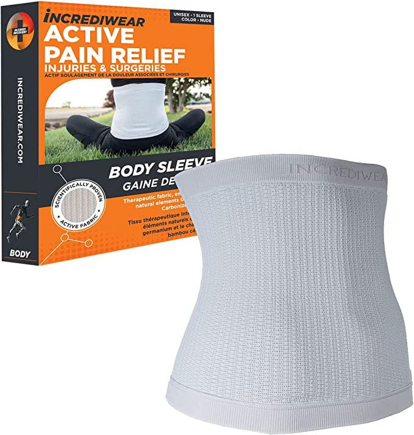 Incrediwear Body Sleeve – Back Support Sleeve for Lower Back Pain ...