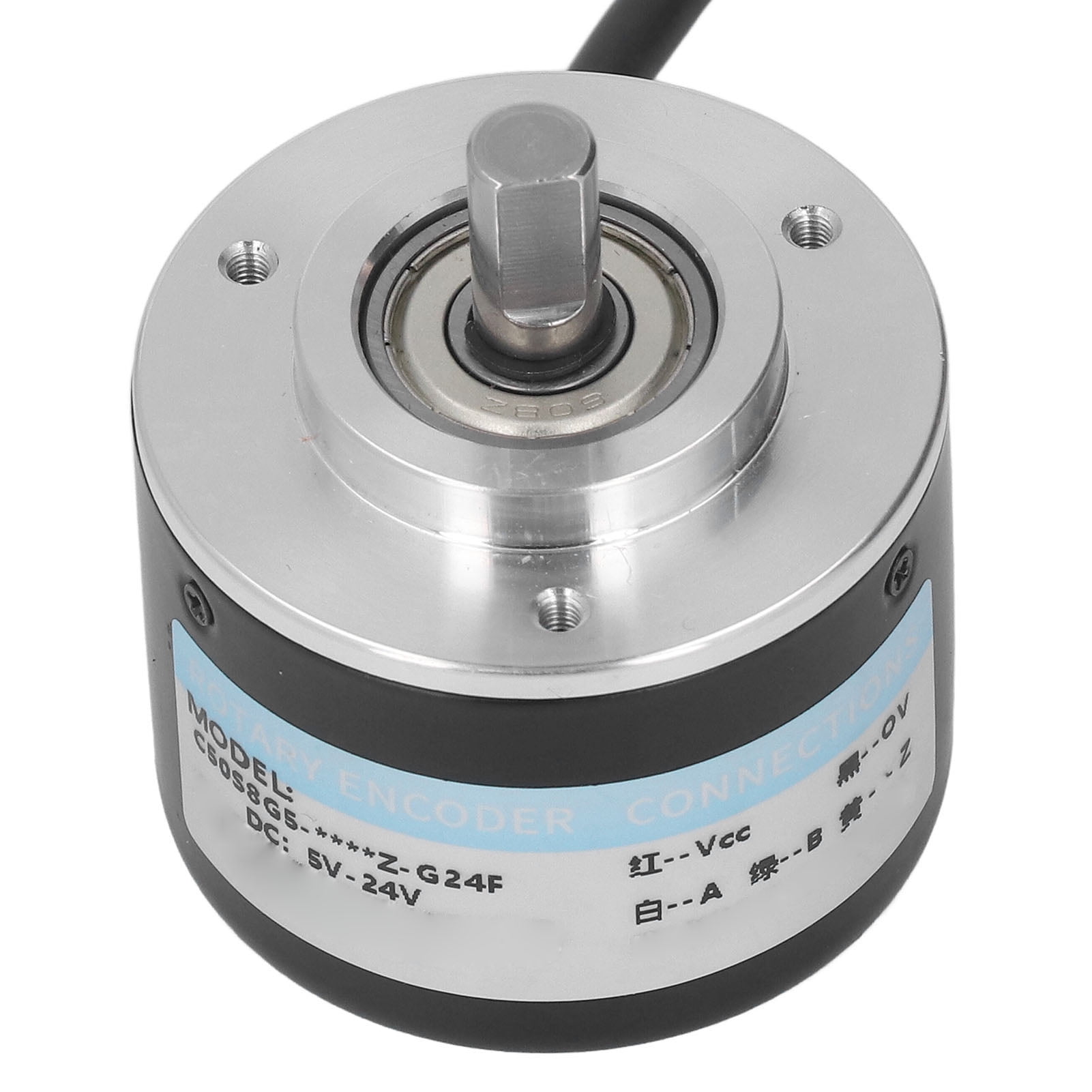 Incremental Encoder, 2" Outer Diameter, DC5,24V, IP50, 30N Radial, 20N Axial Load Capacity ...