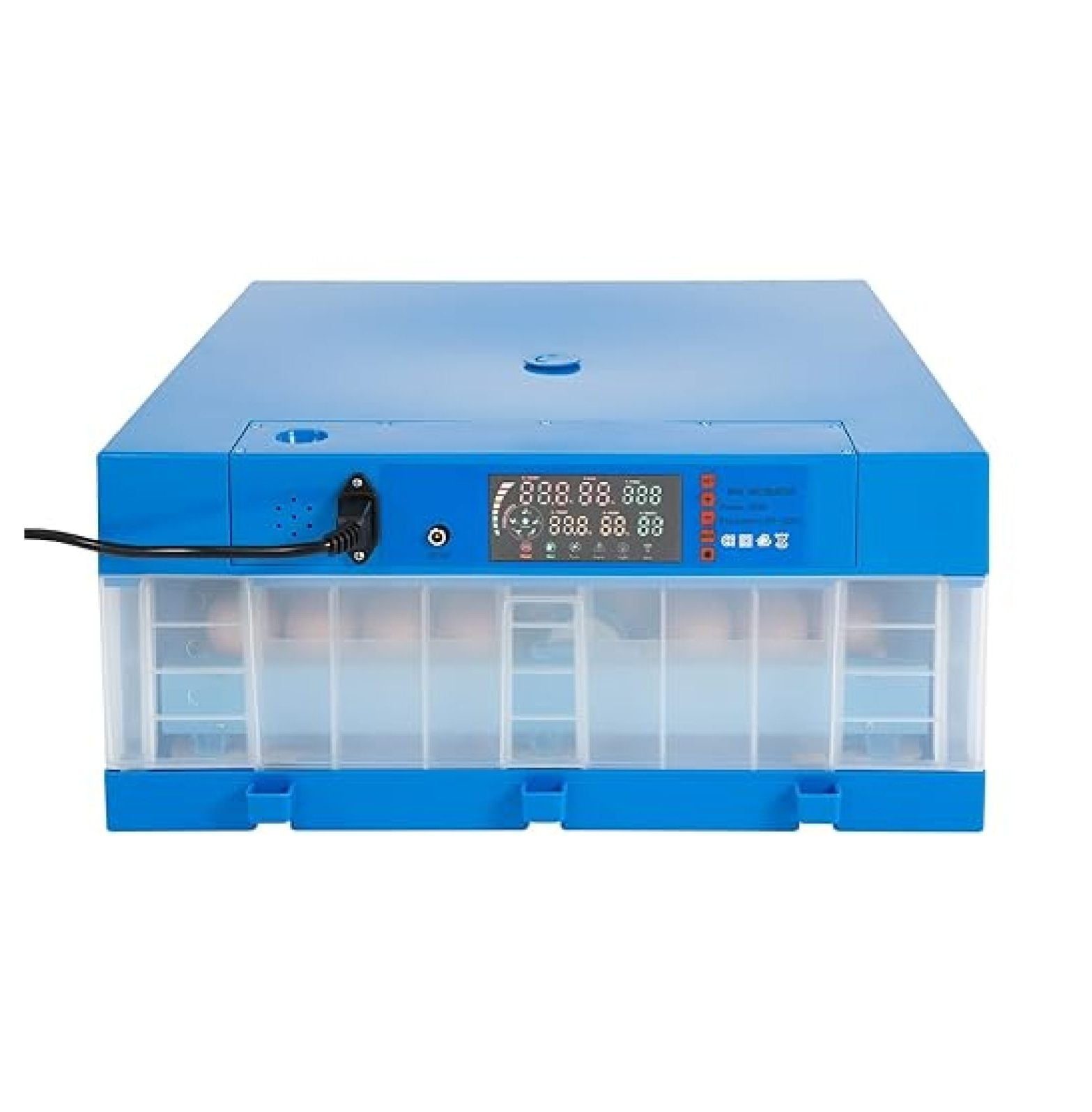 Incubator, 64 Egg Incubator 110V/12V Blue Incubator Automatic Smart ...