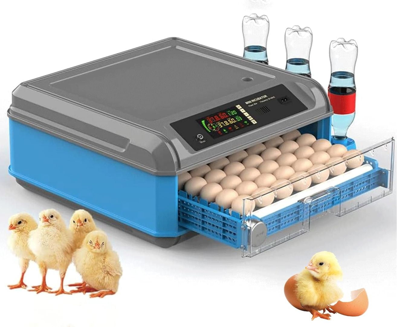 Incubators for Hatching Eggs - Egg Incubator with Automatic Egg Turning and Humidity Control ...