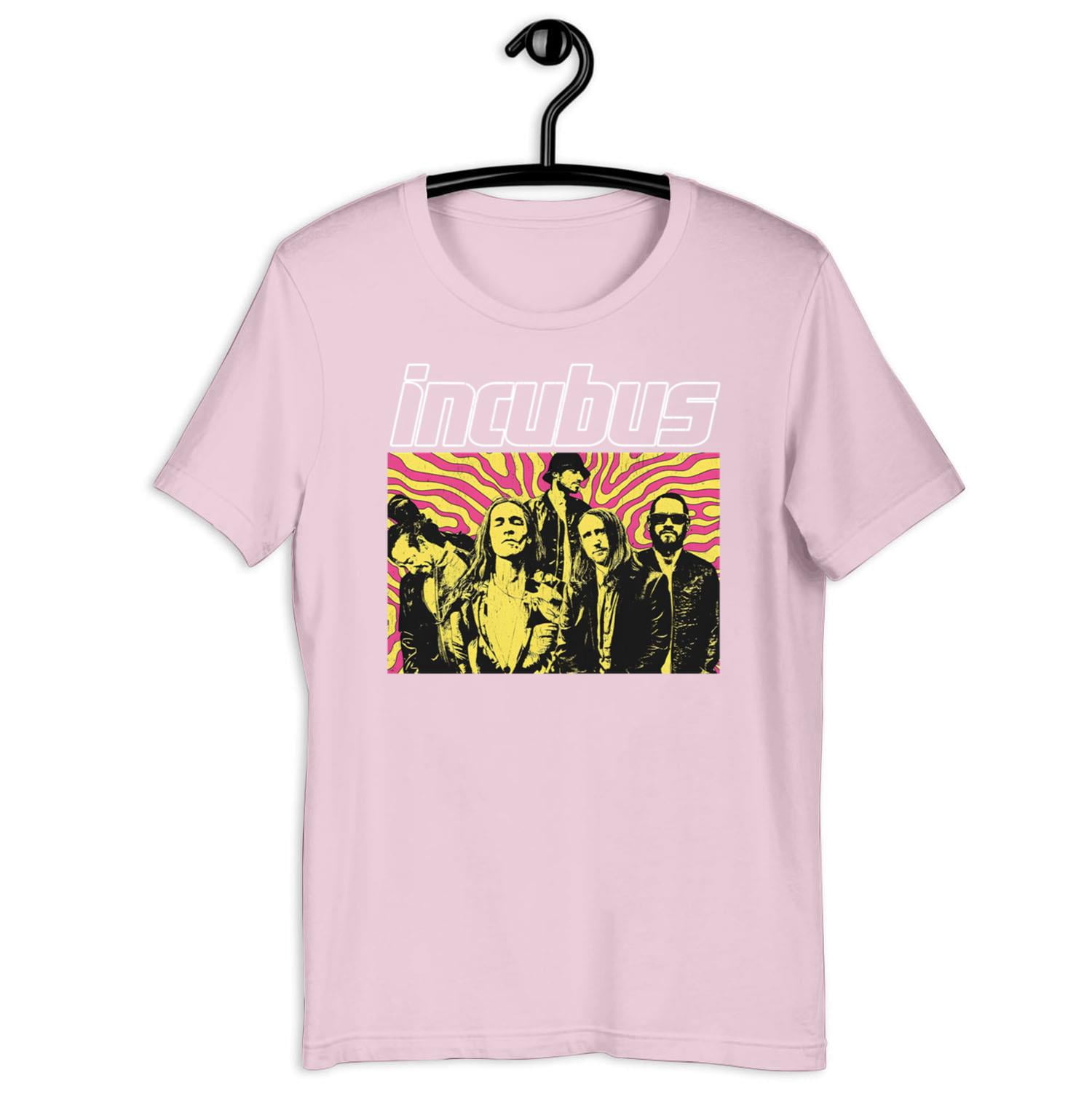Incubus Groovy Neon Band Photo Men's T Shirt Rock Music Tour Merch ...