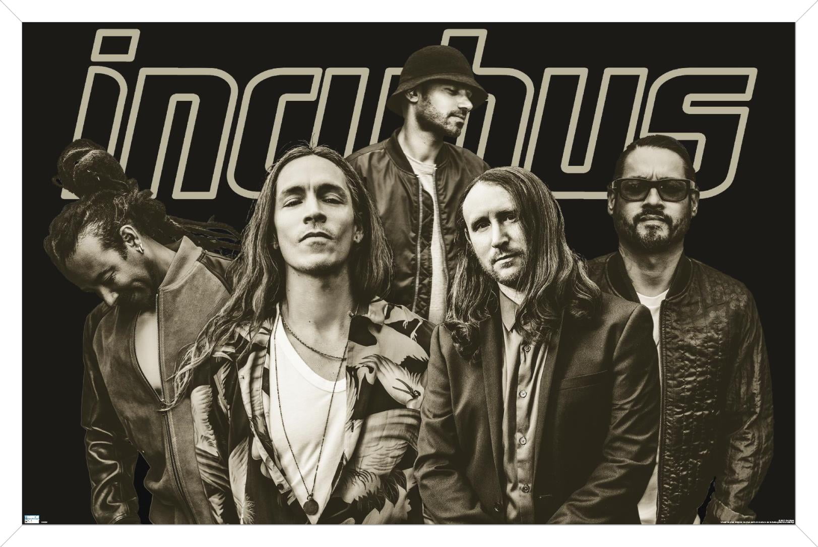 Incubus - Group Wall Poster, 22.375" x 34", Framed - Walmart.com