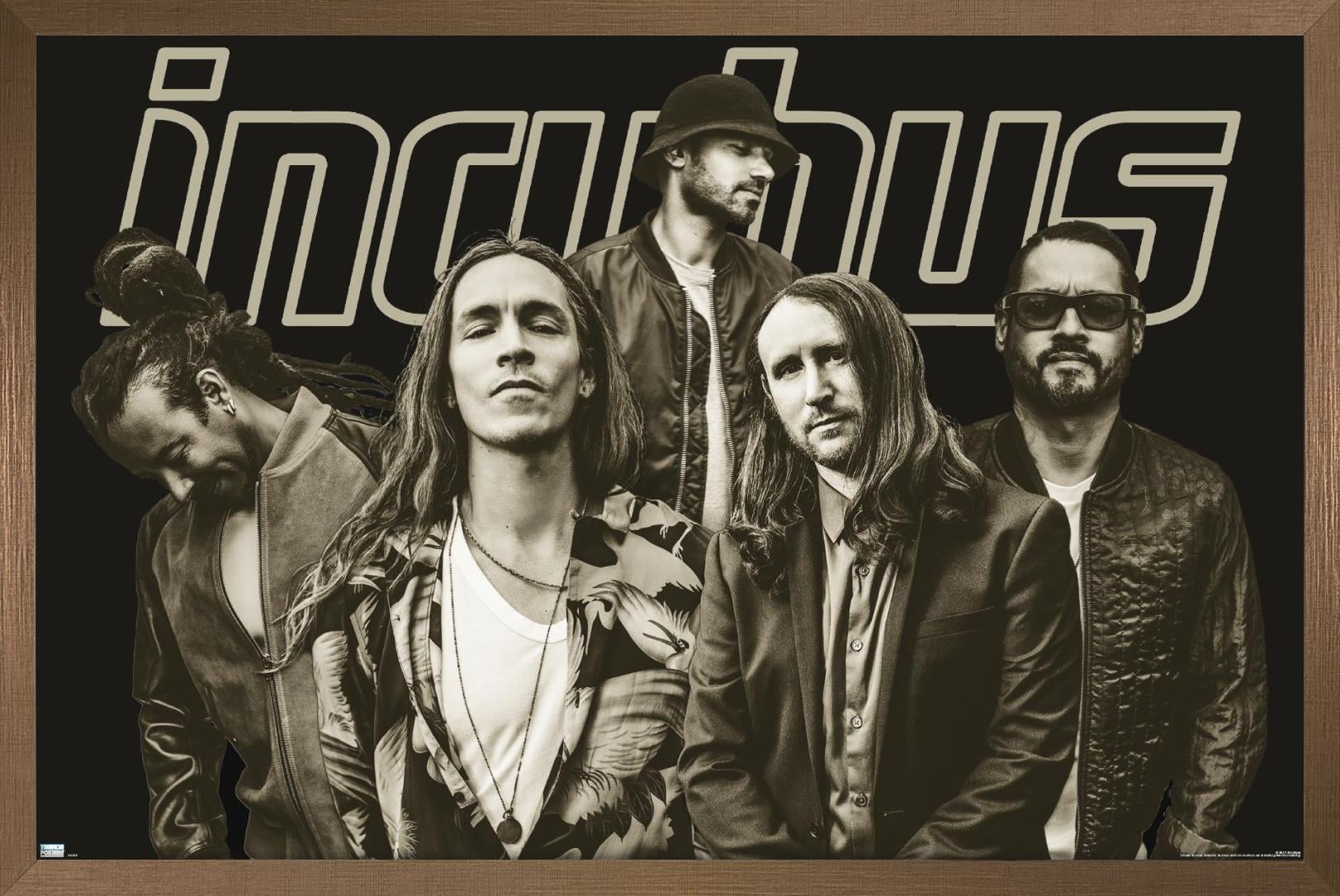 Incubus - Group Wall Poster, 22.375" x 34", Framed - Walmart.com