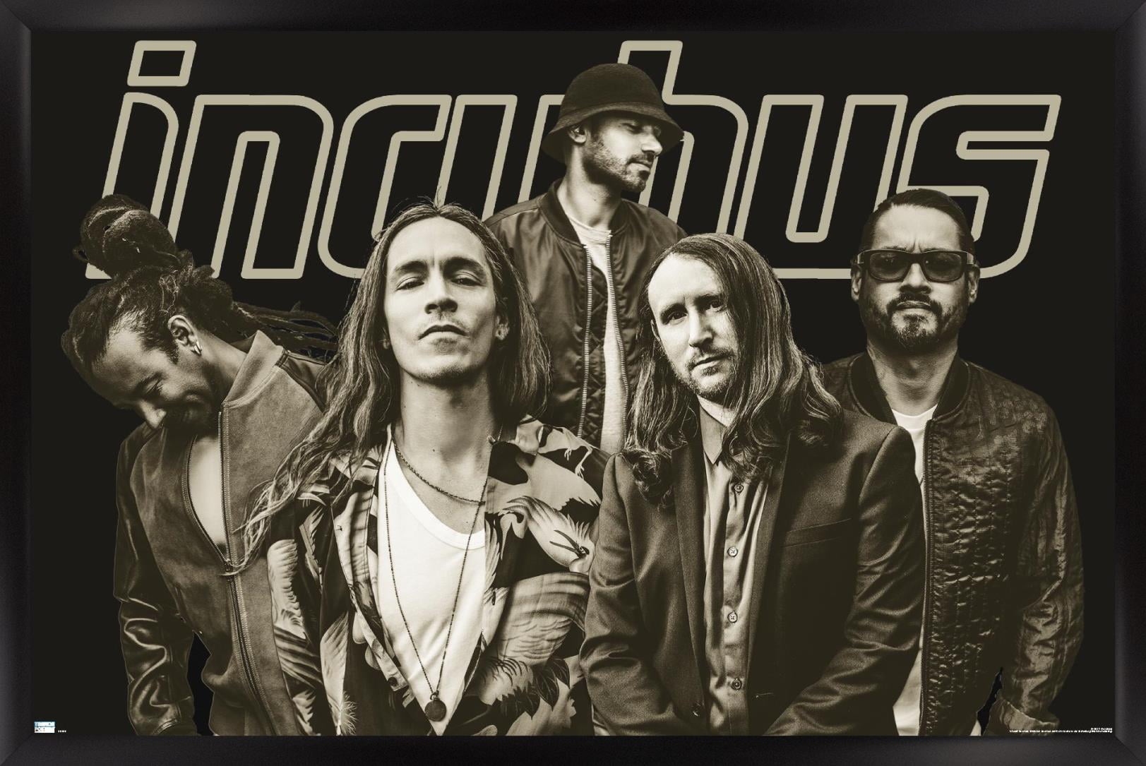 Incubus - Group Wall Poster, 22.375" x 34", Framed - Walmart.com