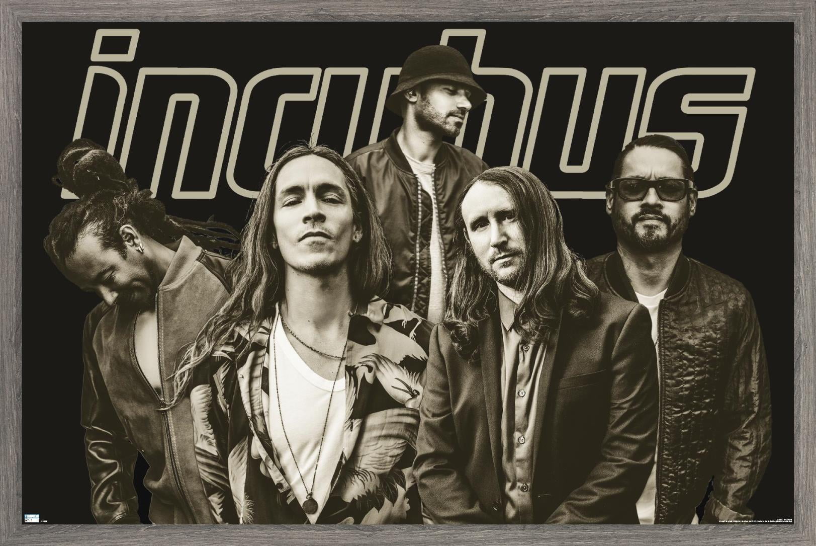 Incubus - Group Wall Poster, 22.375" x 34", Framed - Walmart.com