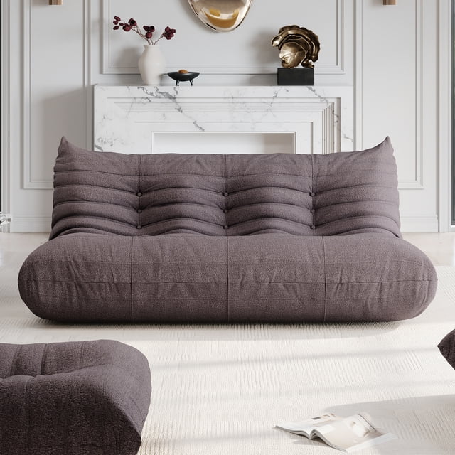 Indecor Home Comfortable Togo Sofa Lazy Couch for Living Room Bedroom 3 ...