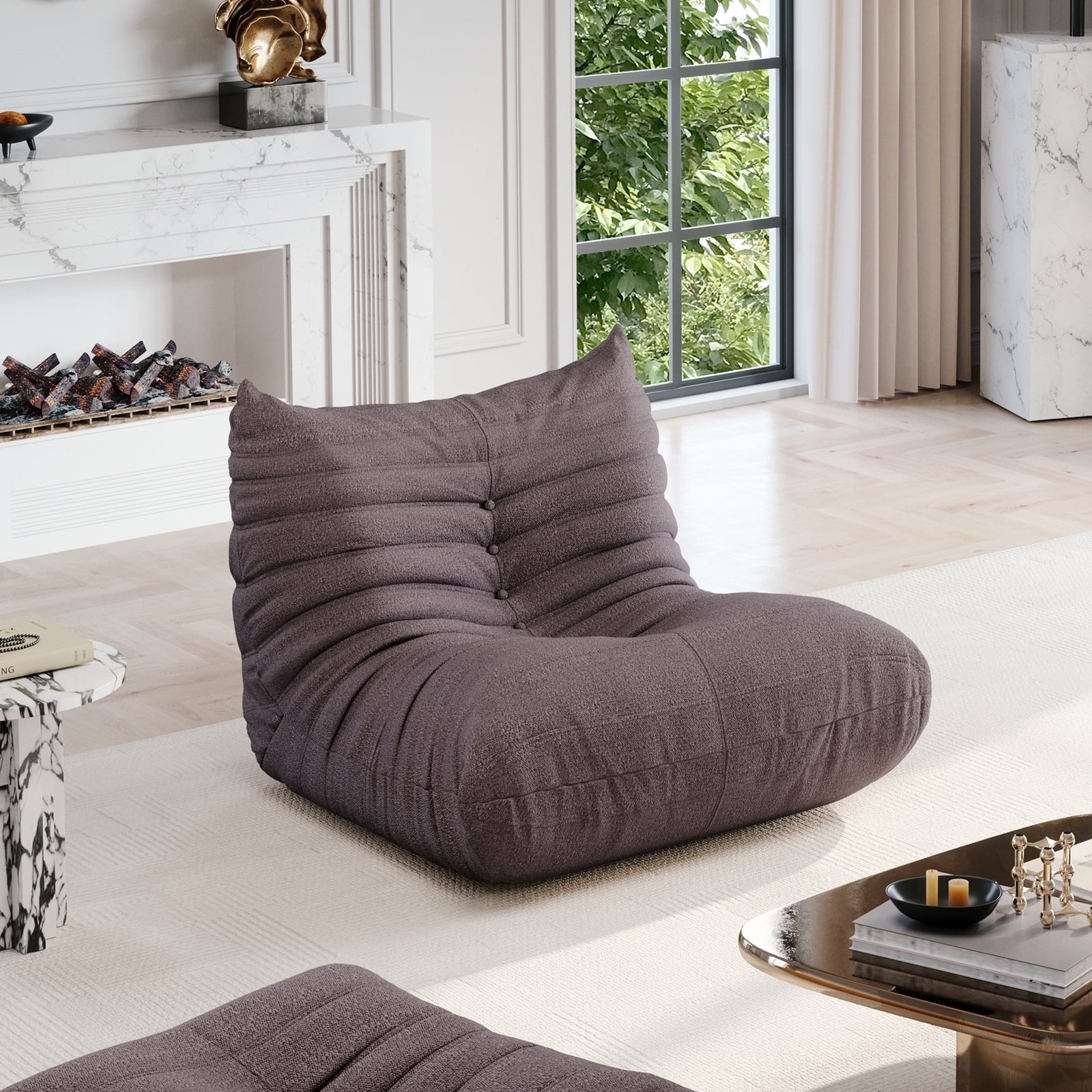 Indecor Home Comfortable Togo Sofa Lazy Couch for Living Room Bedroom ...