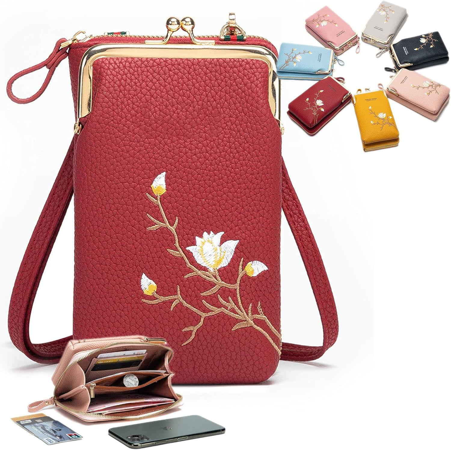 Indefinitet/Declrationun Women's mini crossbody wallet, multiple ...