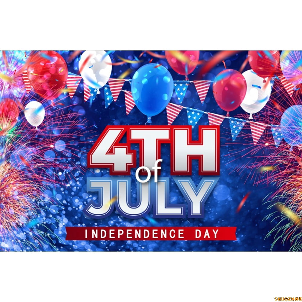 Indepdce Day Backdrop for 4th of July Party American Flag National ...