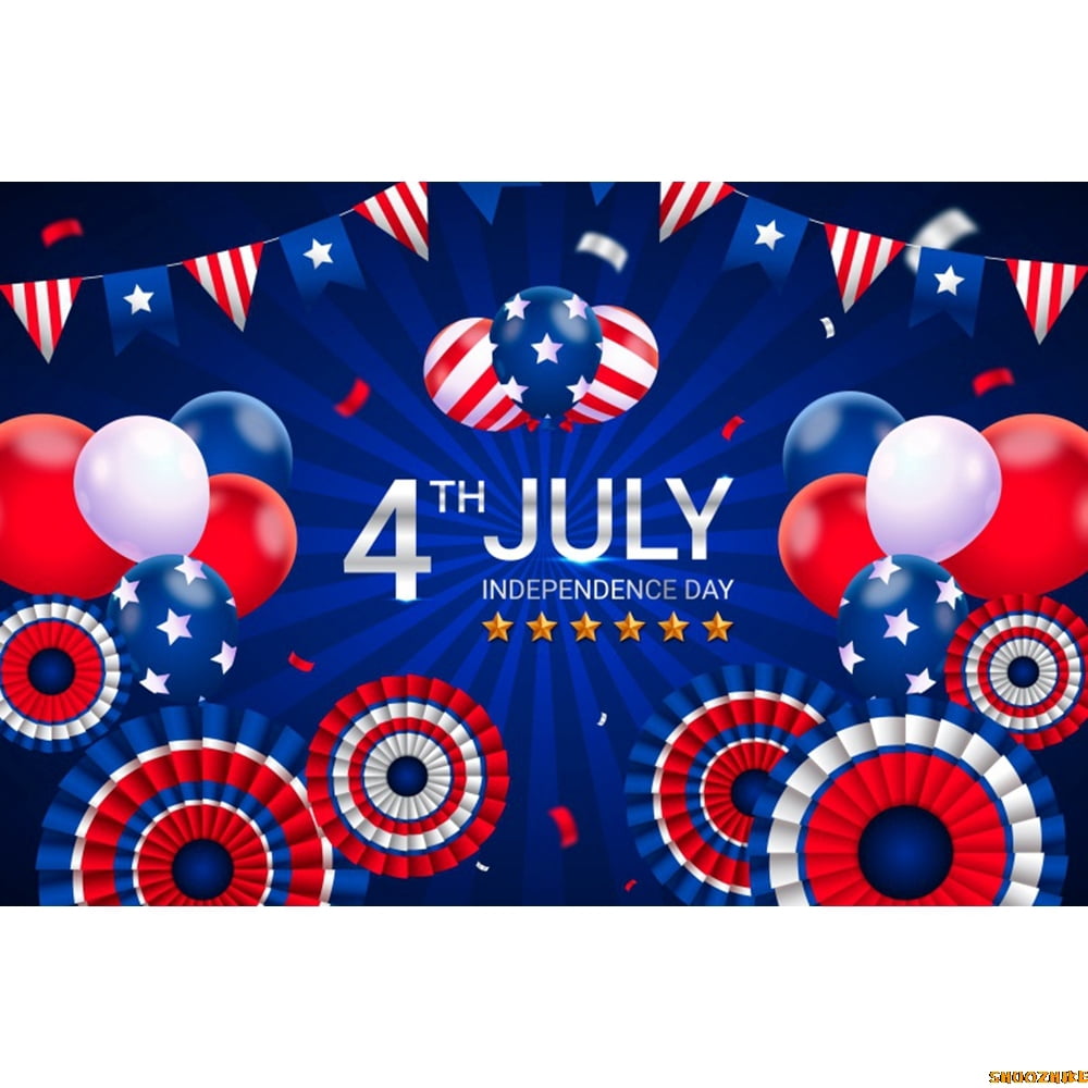 Indepdce Day Backdrop for 4th of July Party American Flag National ...
