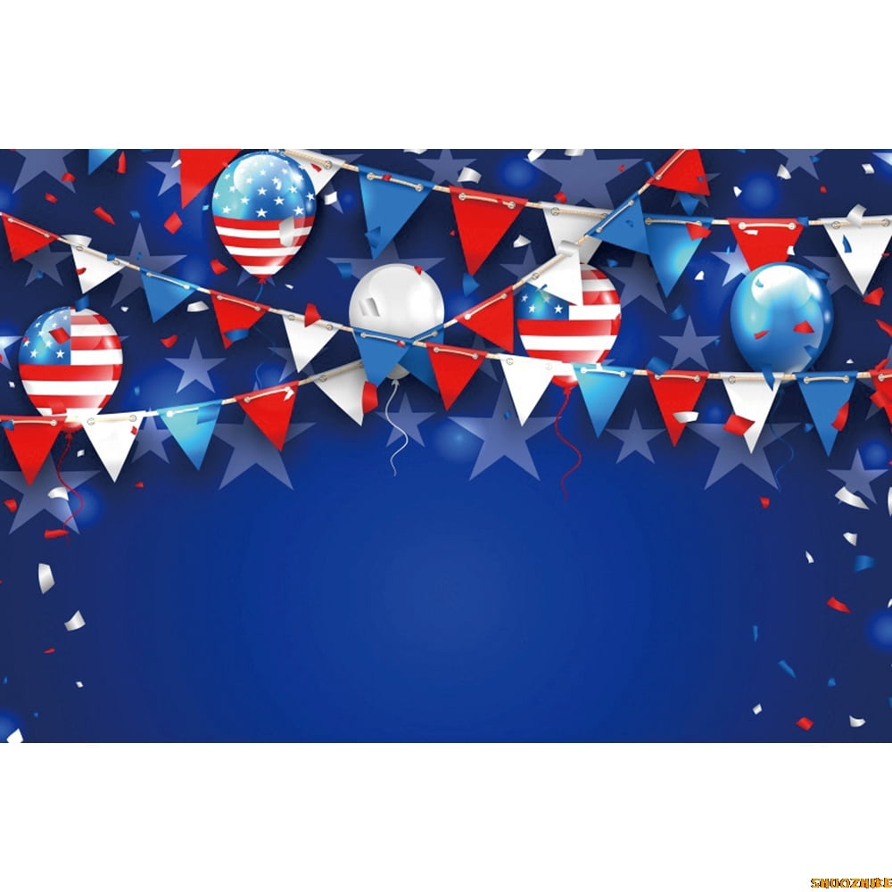 Indepdce Day Backdrop for 4th of July Party American Flag National ...