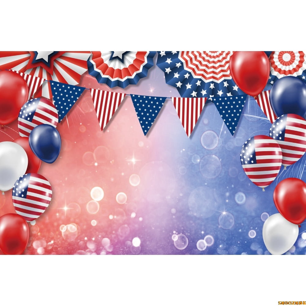 Indepdce Day Backdrop for 4th of July Party American Flag National ...