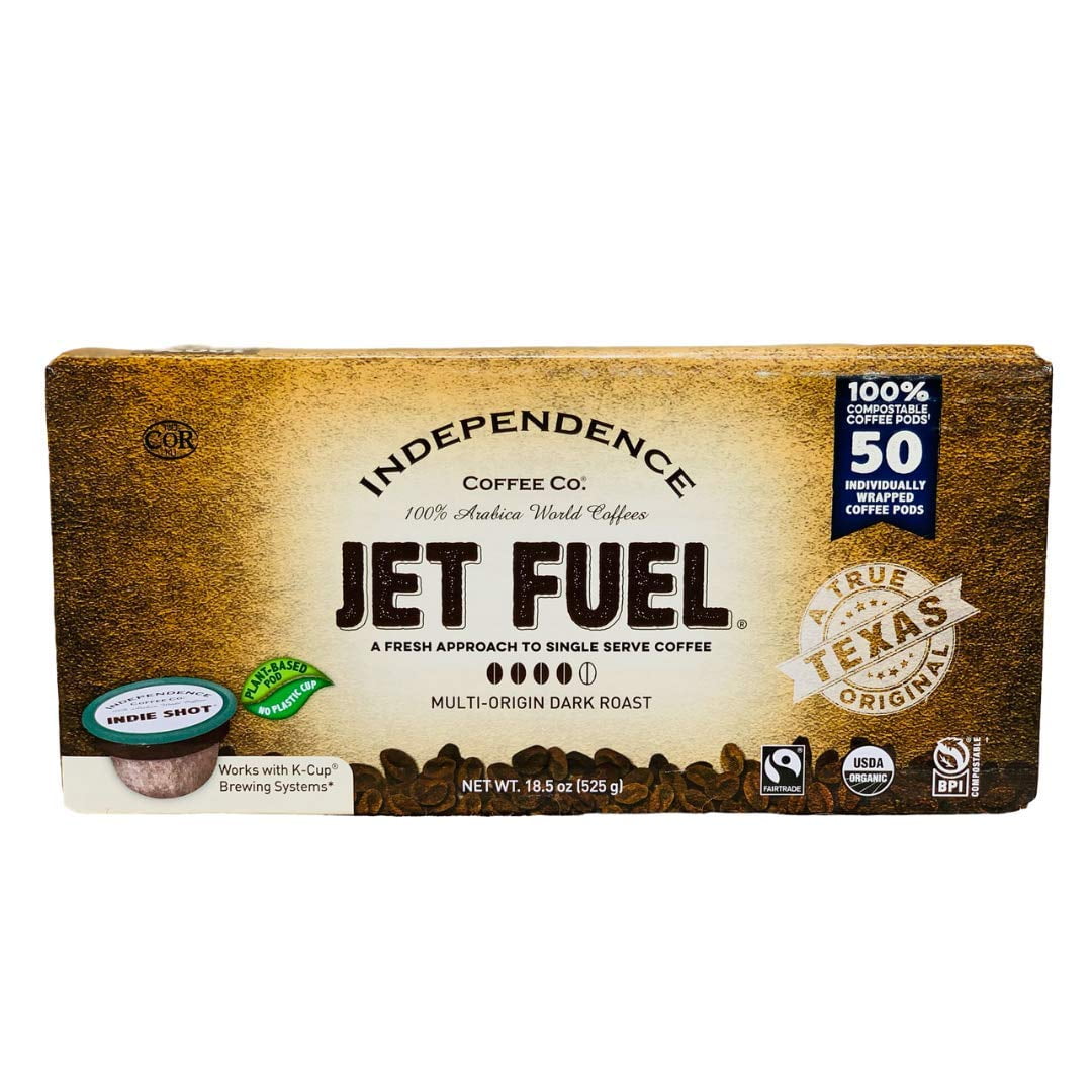Independence Coffee Co. Jet Fuel Intense and Heavy Body, Dark Roast ...