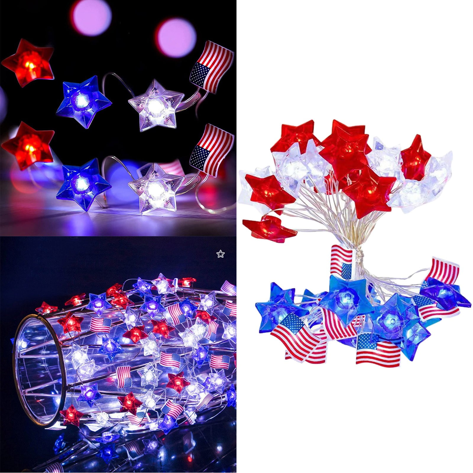 Independence Day 4Th Of July Led Lights Led Lights For Bedroom American ...