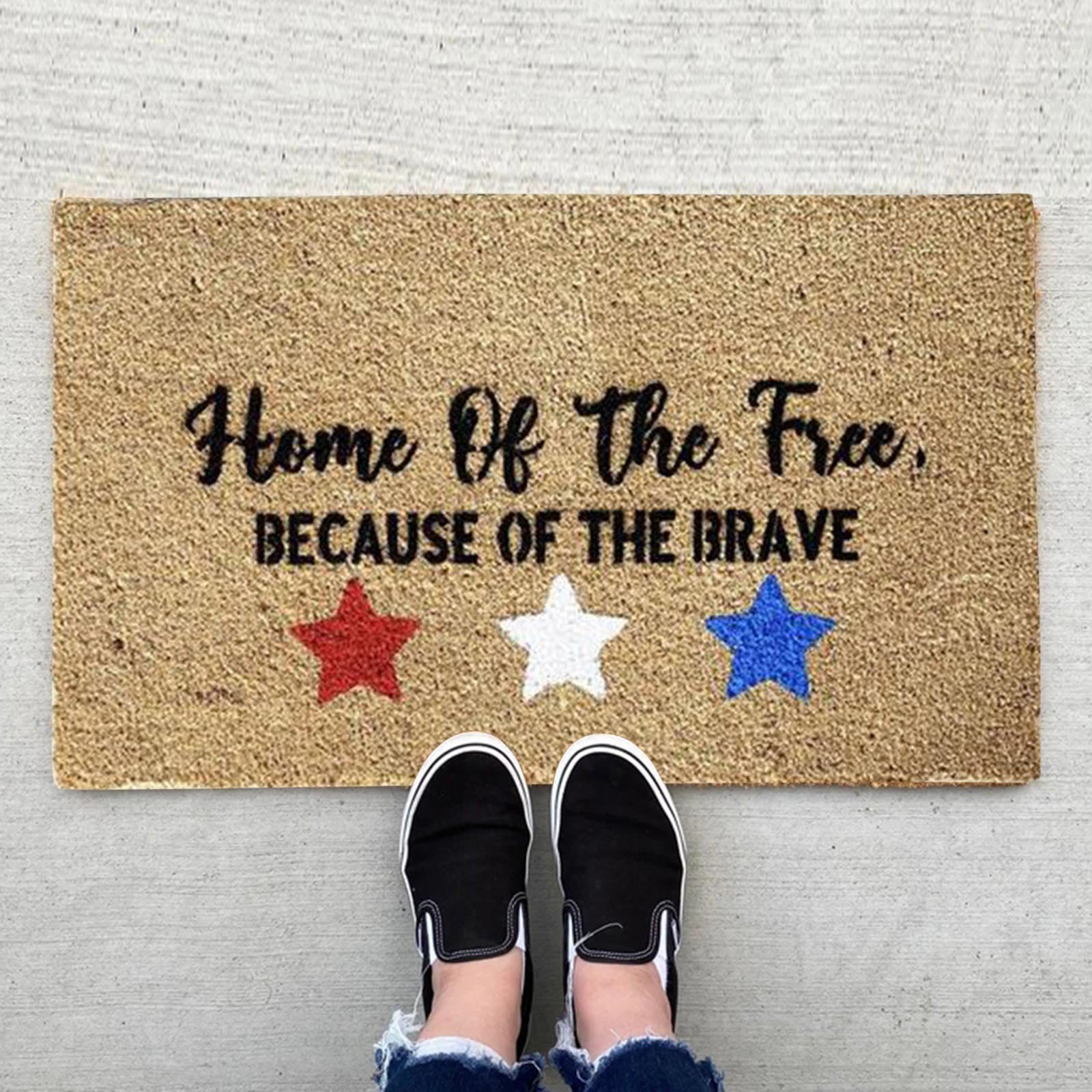 Independence Day 4th of July Door Mat Dirt Trapper,Home Floor Carpet ...