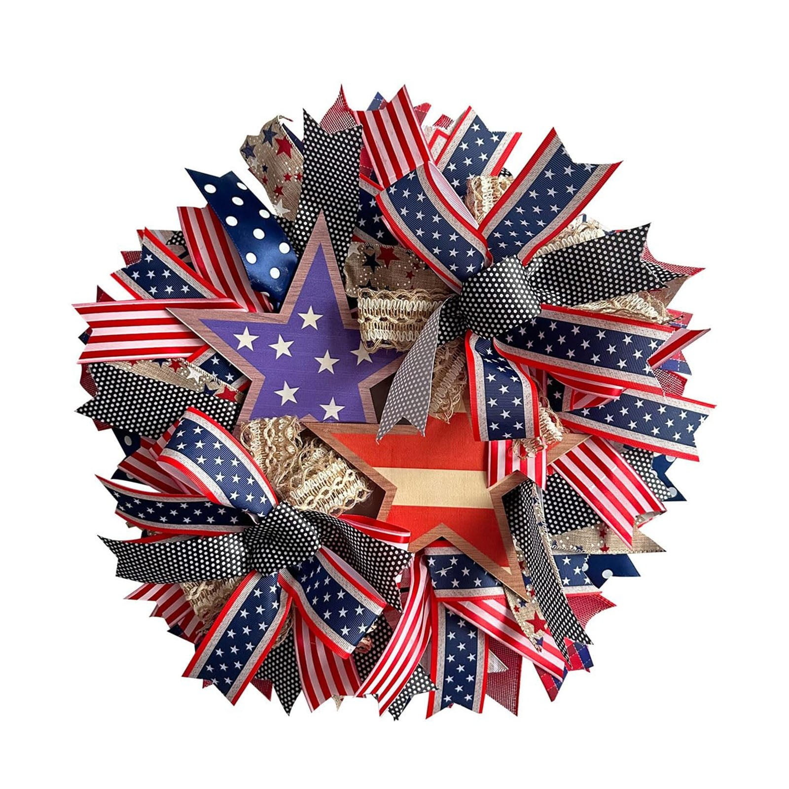 Independence Day 4th of July Summer Wreaths, Patriotic Wreaths for ...