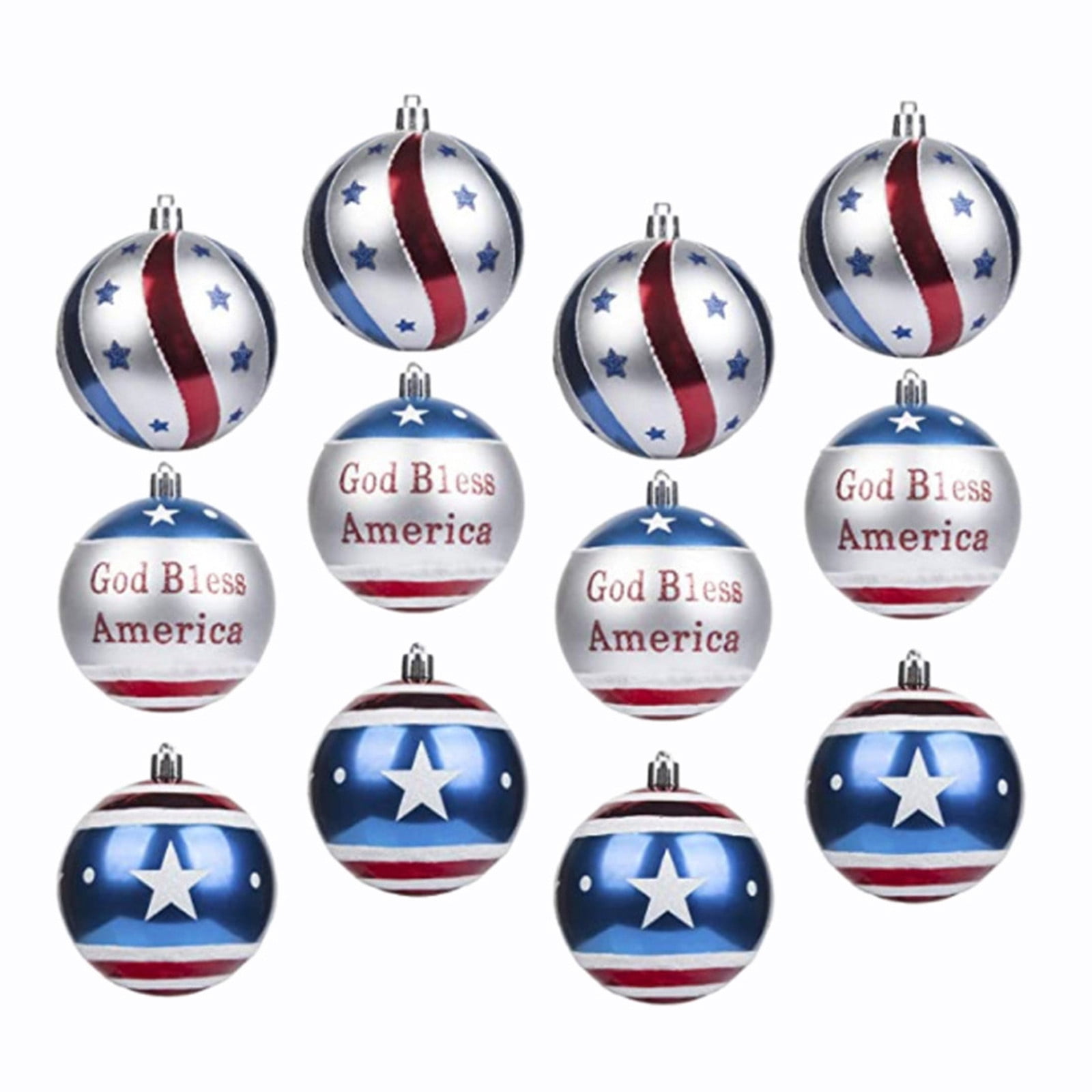 Independence Day American Flag Patriotic Ornaments Independence Day ...