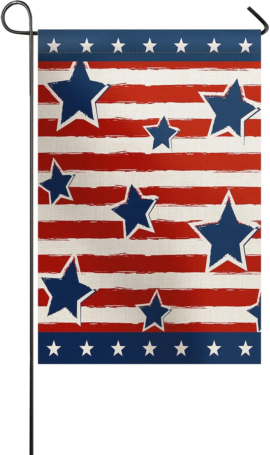 Independence Day American flag Patriot Stars and Stripes Garden Flag ...