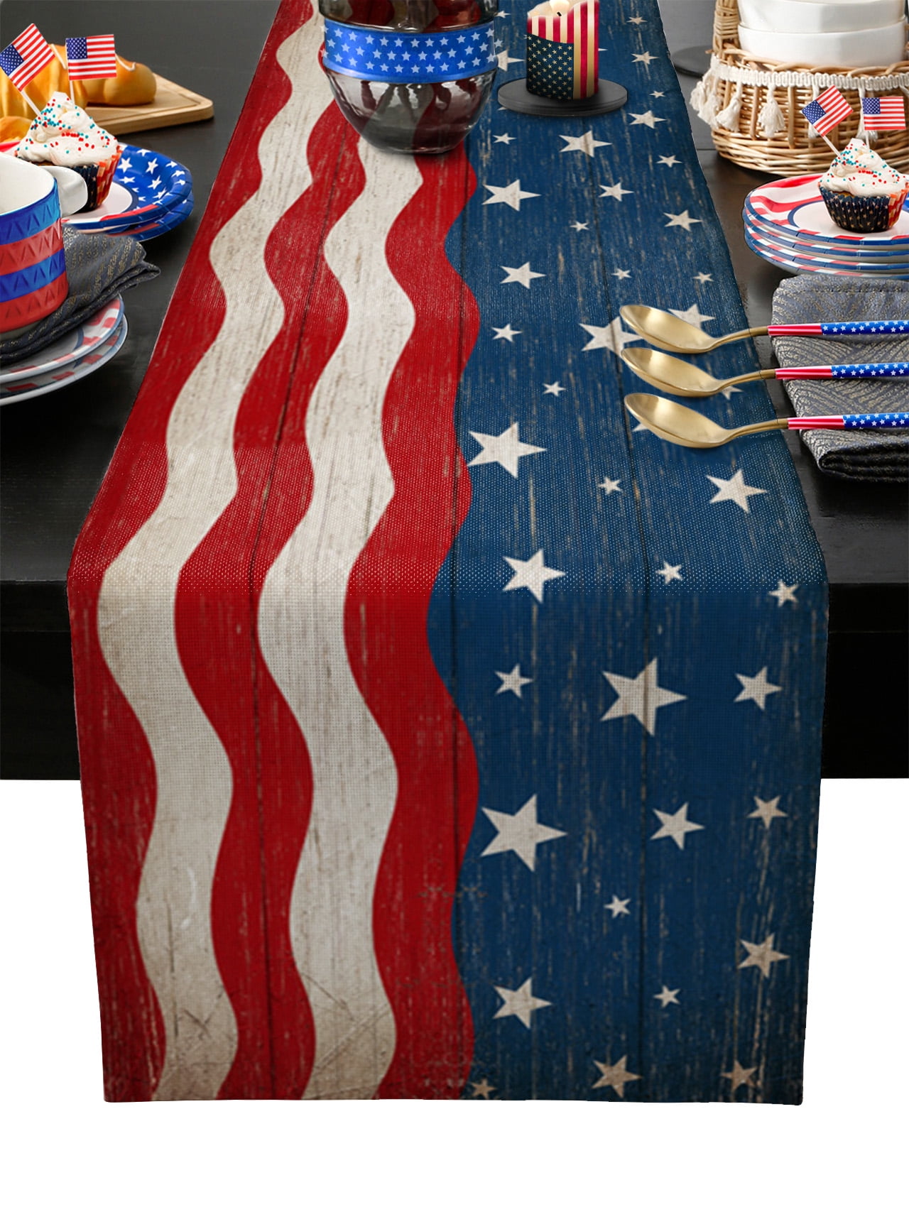 Independence Day Anchor Table Runner ration Home r Dinner Table ration ...
