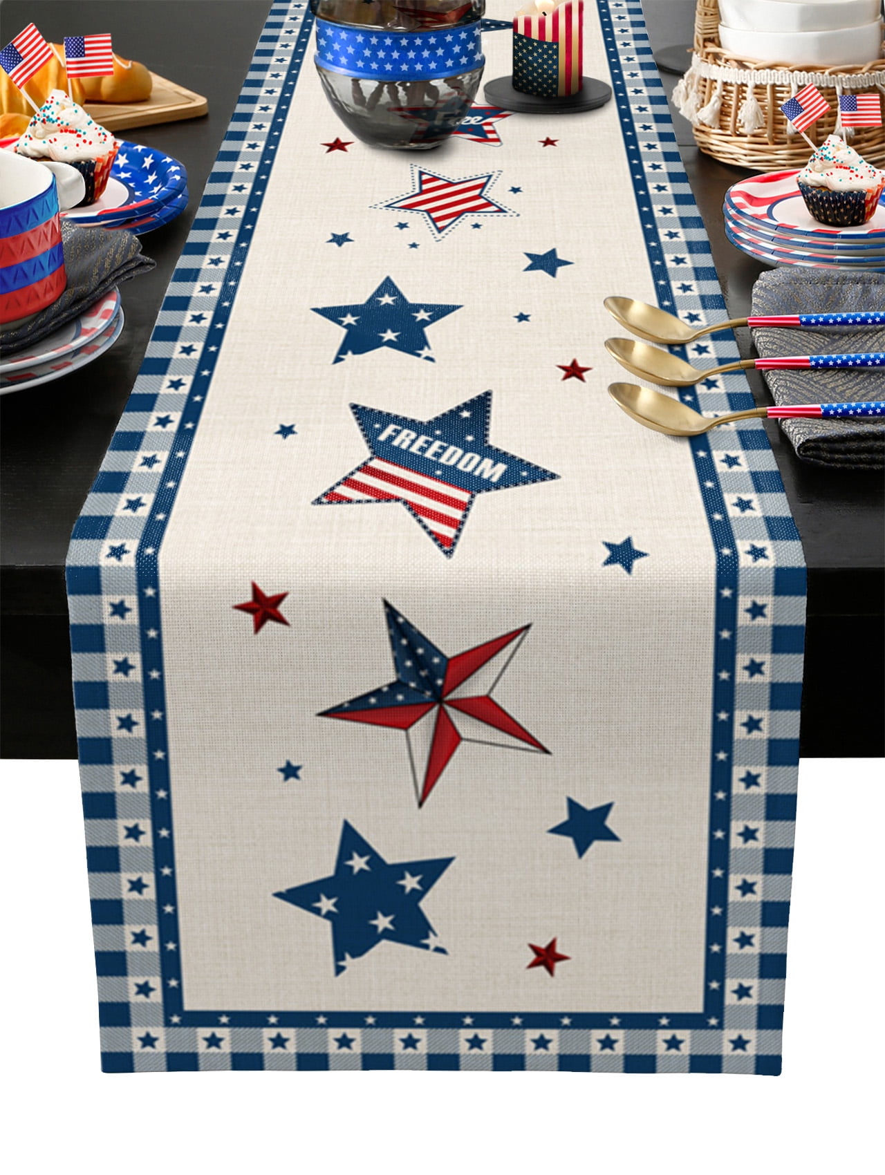 Independence Day Anchor Table Runner ration Home r Dinner Table ration ...
