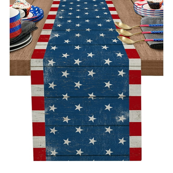 Independence Day Anchor Table Runner ration Home r Dinner Table ration ...