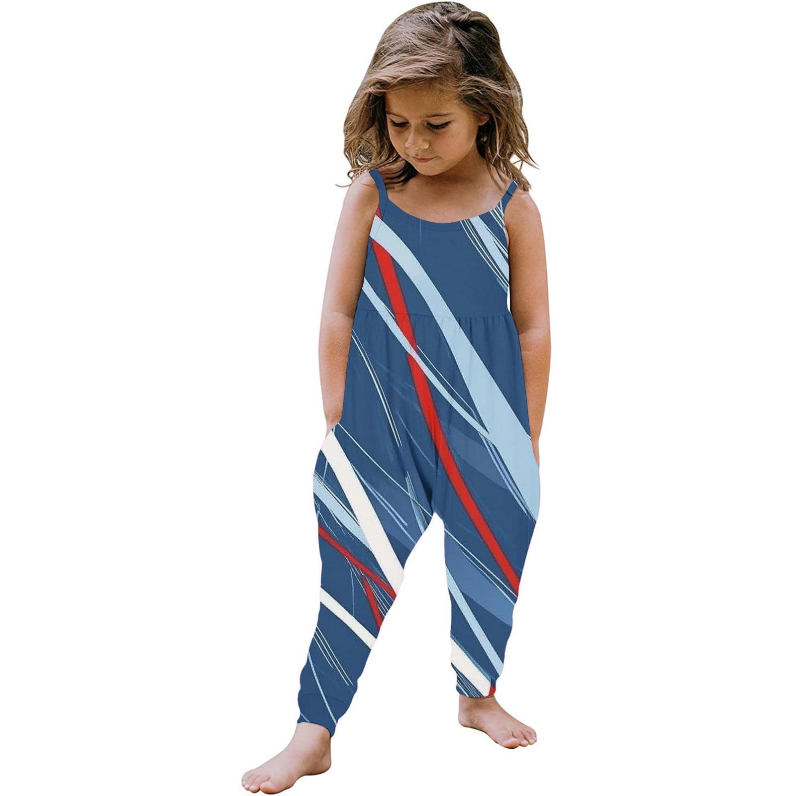 Independence Day Baby Rompers Girl July 4th Celebration Freedom Navy ...